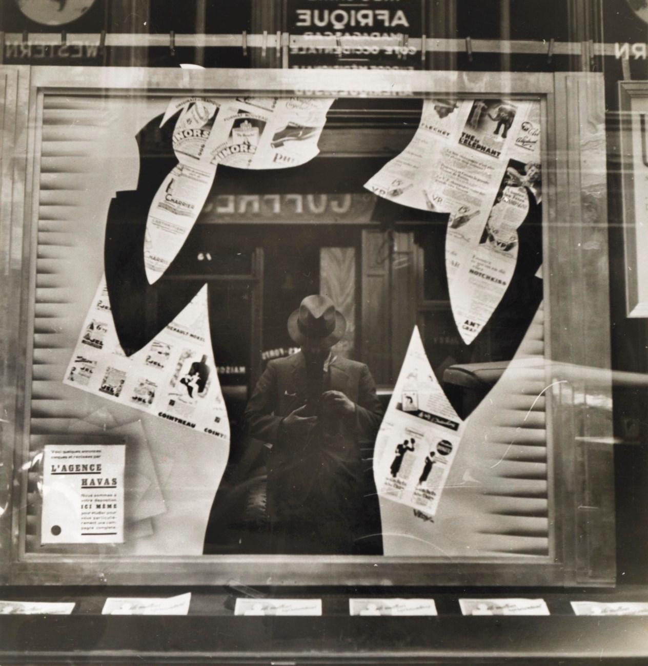 MAYNARD OWEN WILLIAMS (1888-1963) , Self-Portrait in a Cutout Window ...