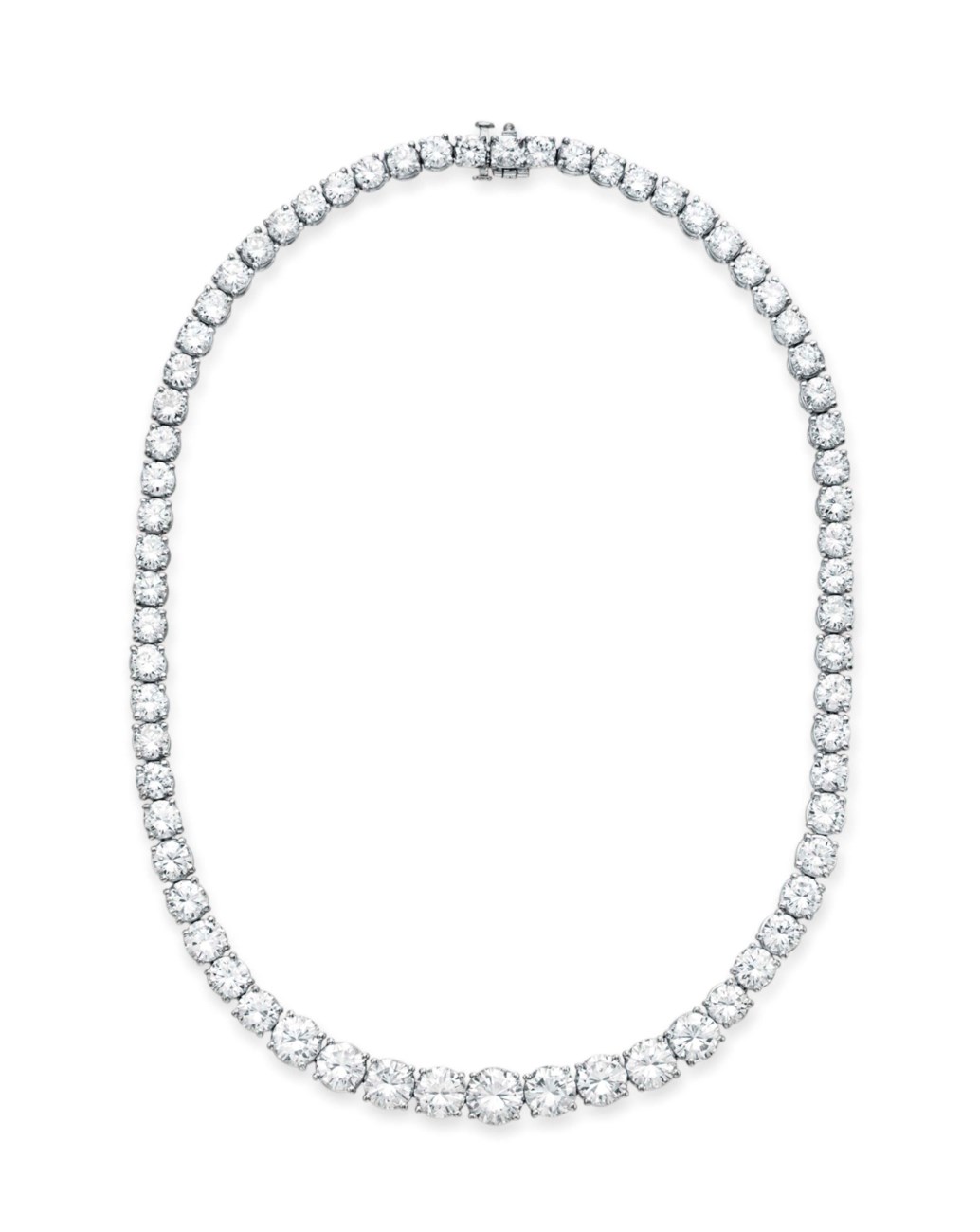 A DIAMOND RIVIERE NECKLACE | Christie's