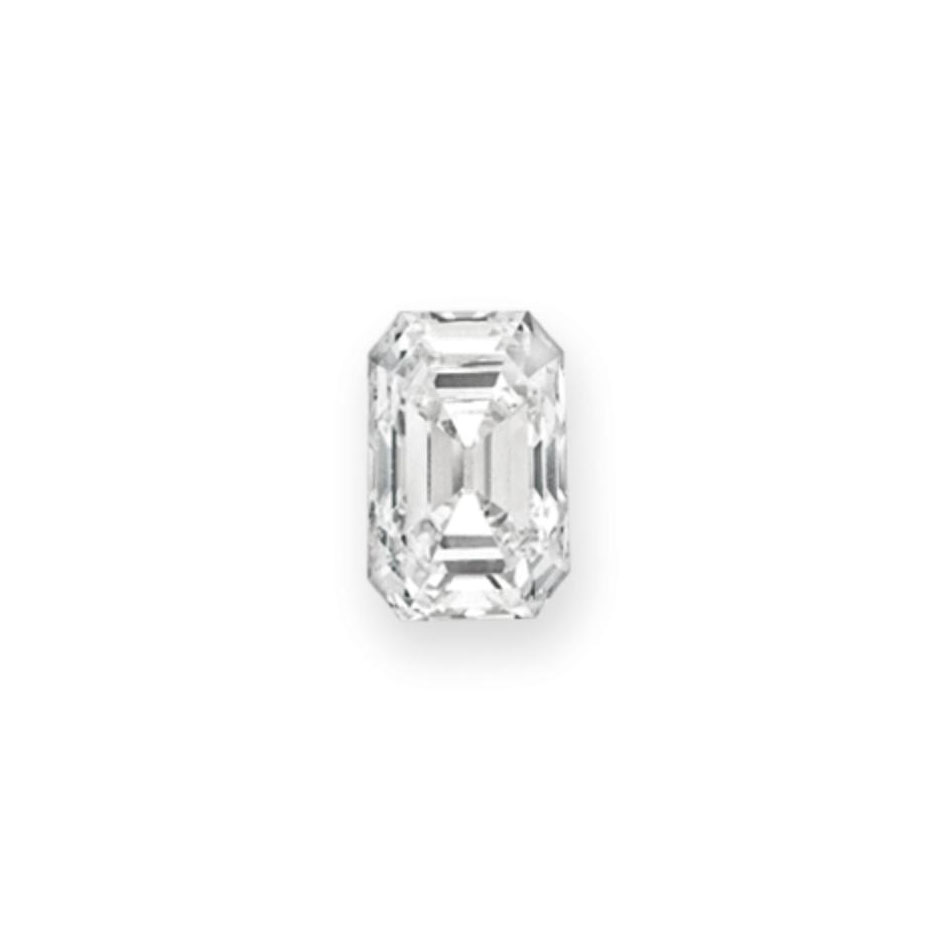 AN UNMOUNTED RECTANGULAR-CUT DIAMOND | Christie's