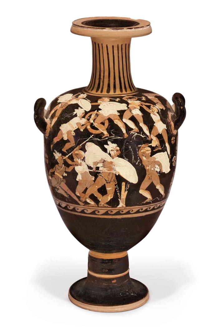 A CAMPANIAN RED-FIGURED HYDRIA , CIRCA 330-310 B.C. | Christie's