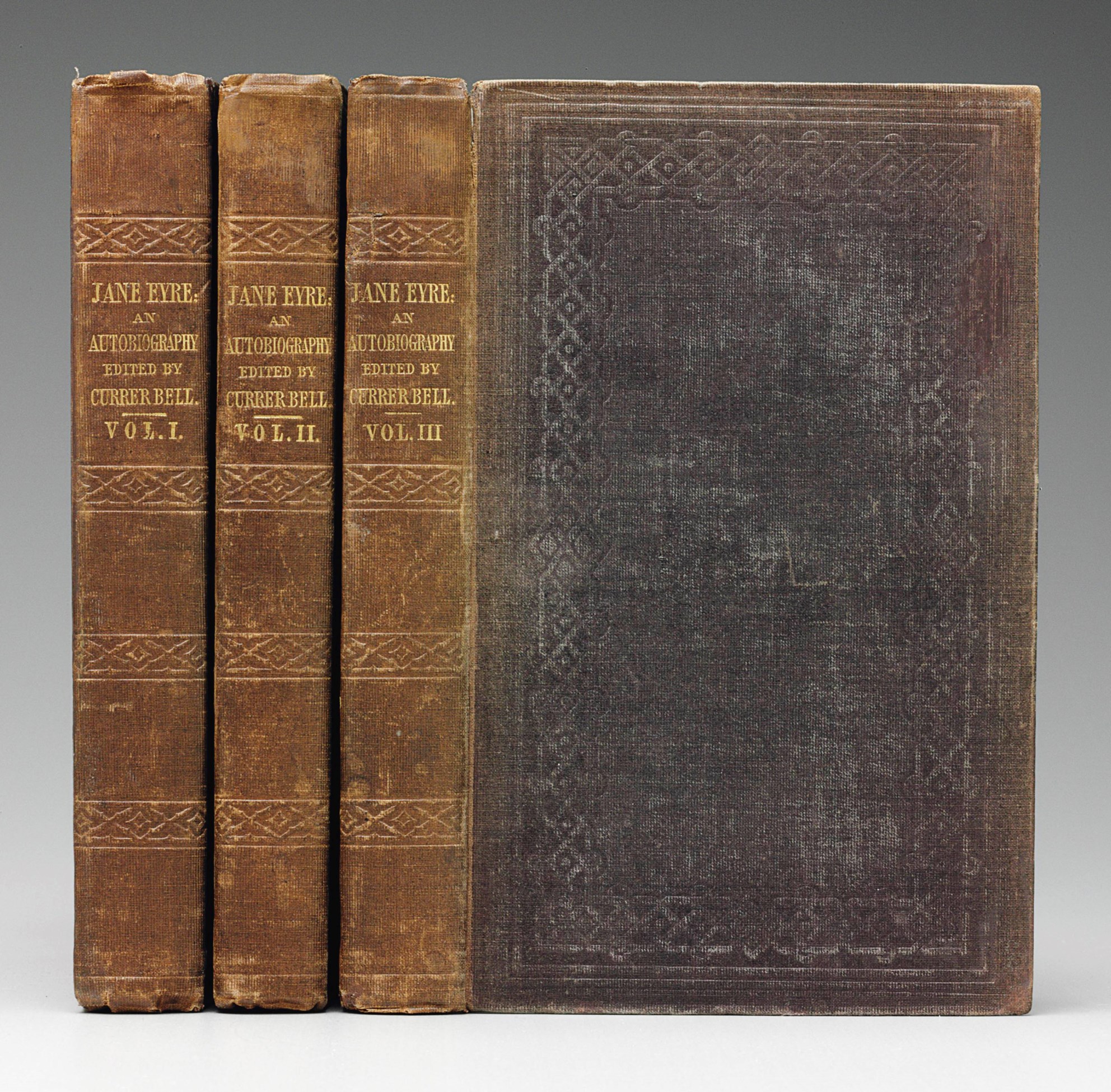 [BRONTË, Charlotte (1816-1855)]. Jane Eyre. An Autobiography. Edited by ...
