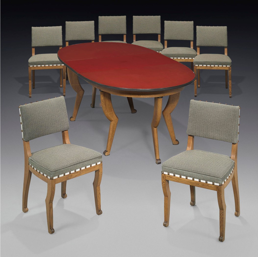 PAUL DUPRE-LAFON (1900-1971) , A DINING SUITE, CIRCA 1945 | Christie's