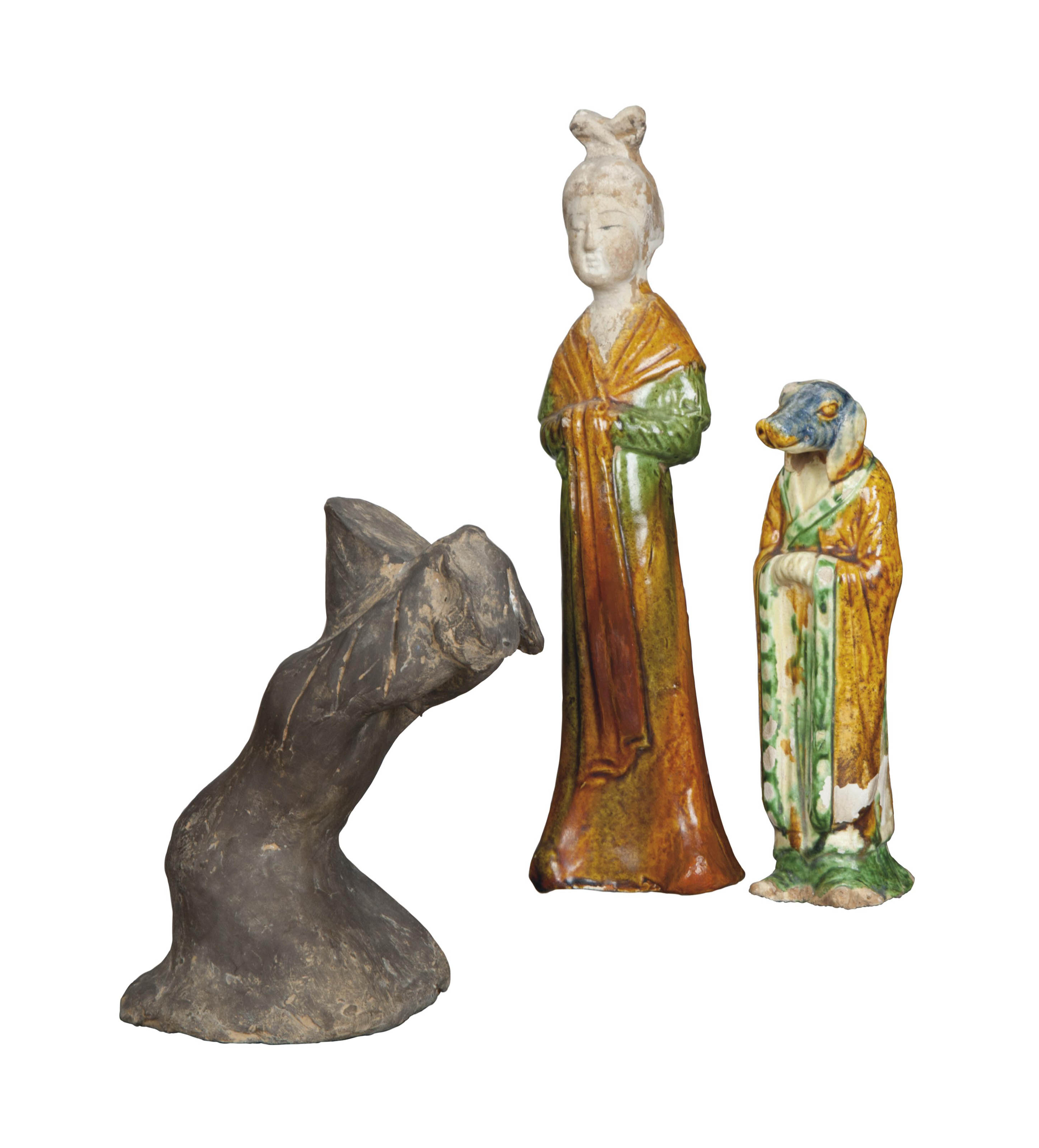 Tang Dynasty Pottery Figures