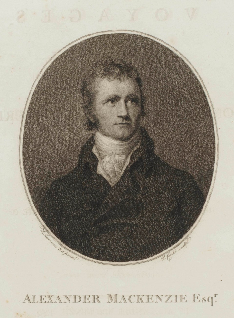 MACKENZIE, Alexander, Sir (1764-1820). Voyages from Montreal, on the ...