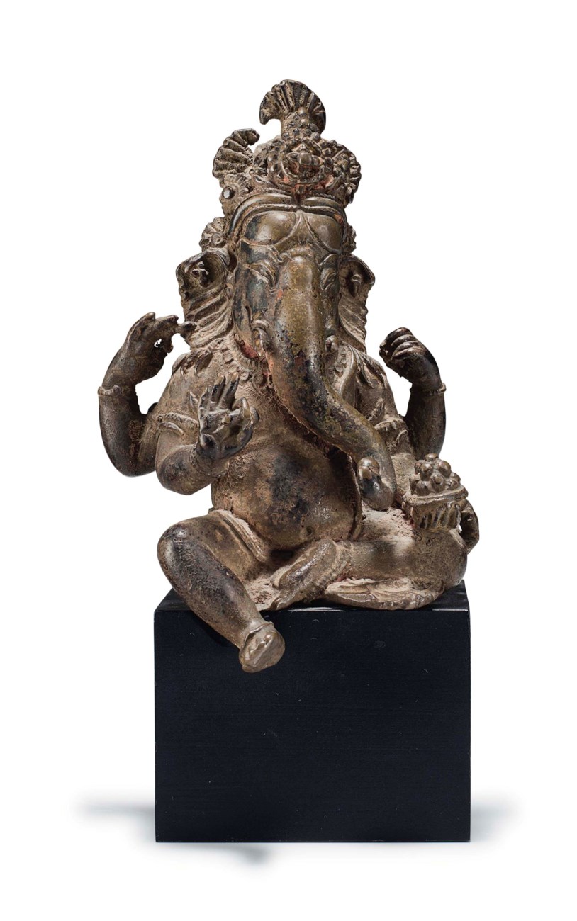 A bronze figure of Ganesha , NEPAL, CIRCA 14TH CENTURY | Christie's