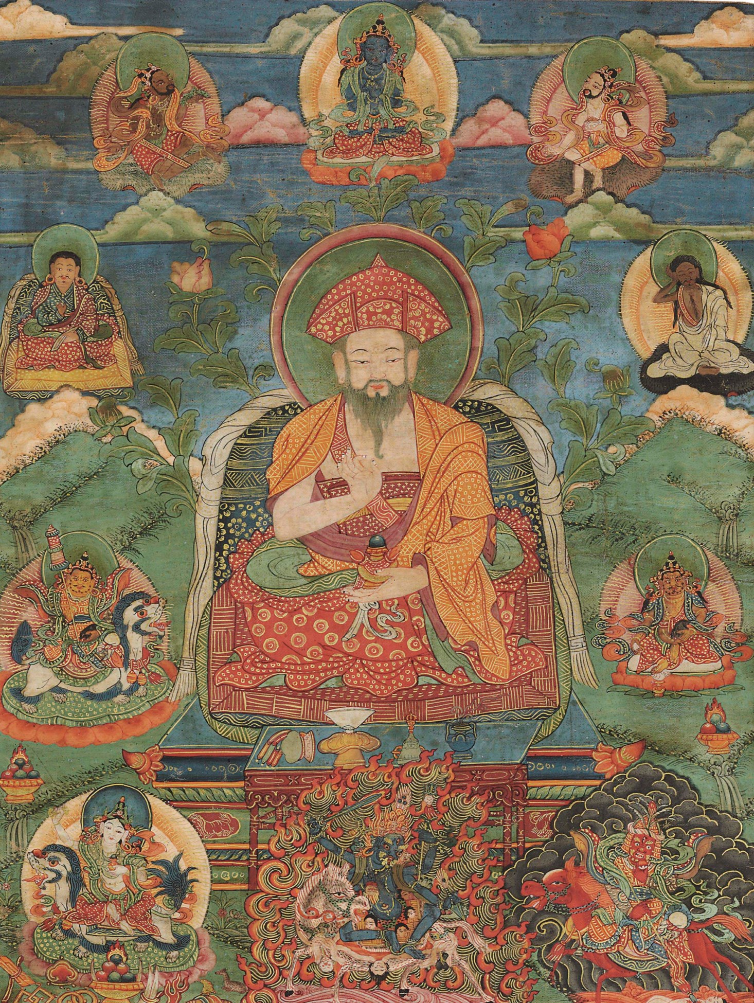 A painting of Shabdrung Ngawang Namgyal , BHUTAN, 17TH/18TH CENTURY ...