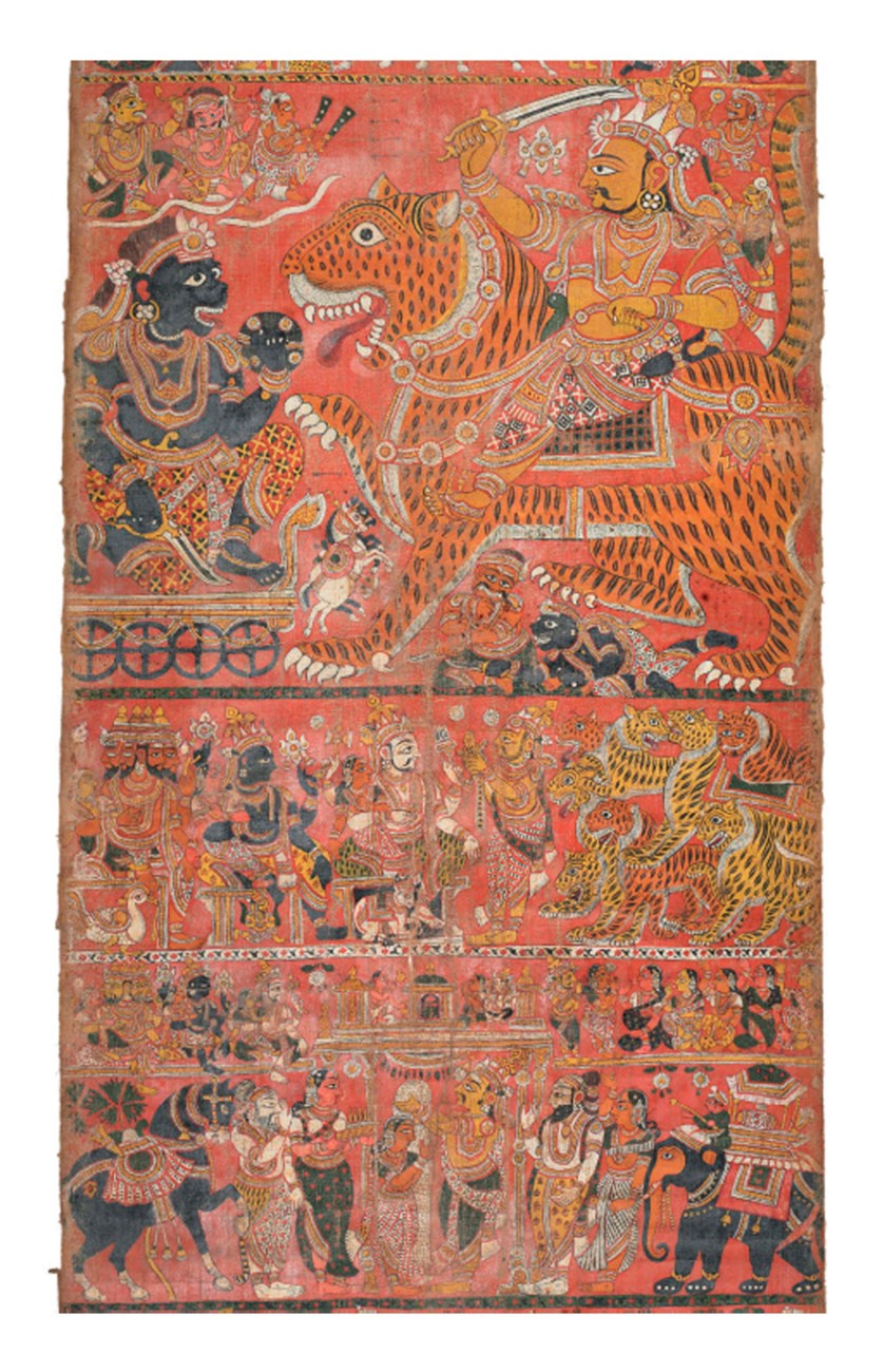 A scroll painting , INDIA, 19TH CENTURY | Christie's