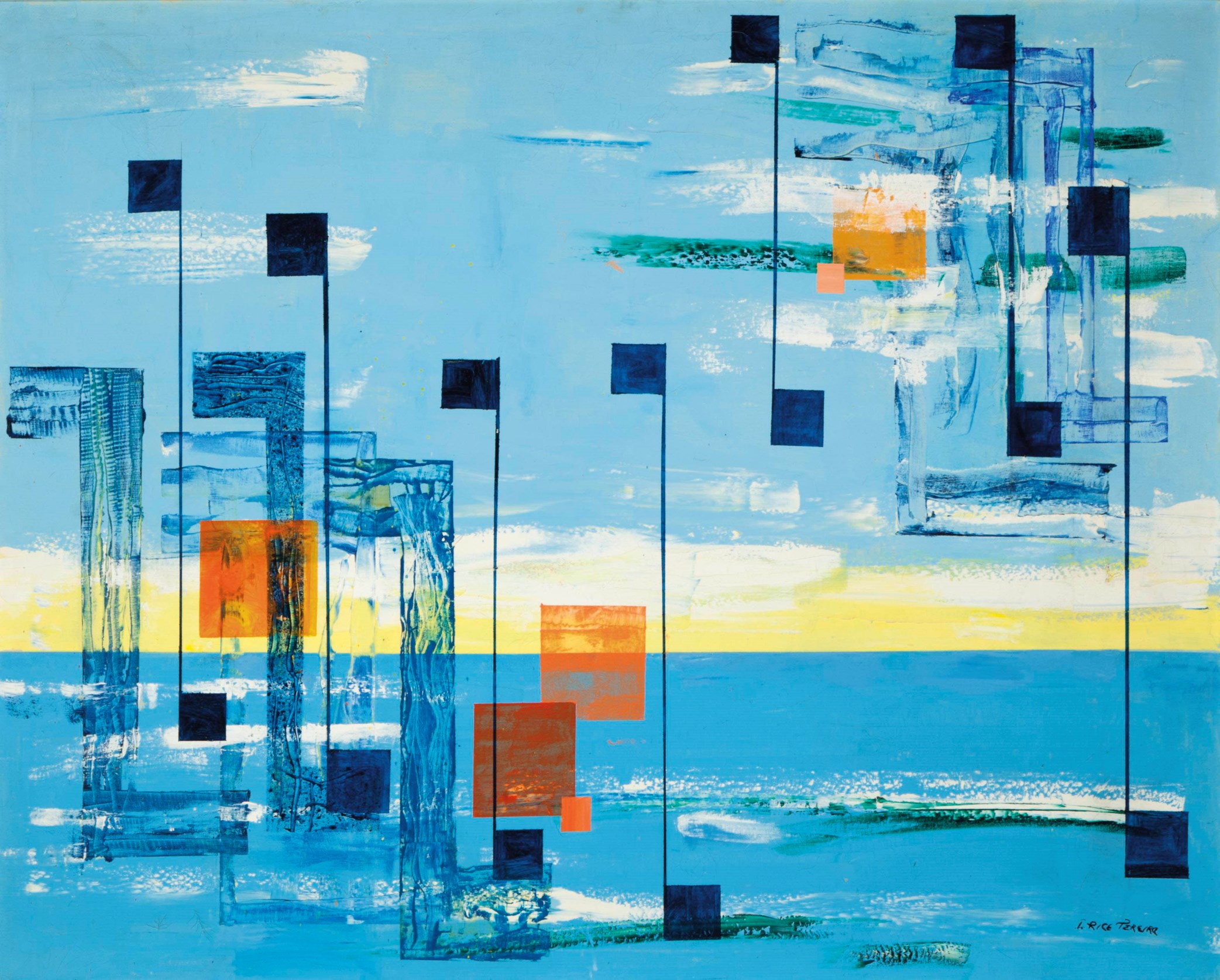 Irene Rice Pereira (1902-1971) , Goddess of Infinity | Christie's