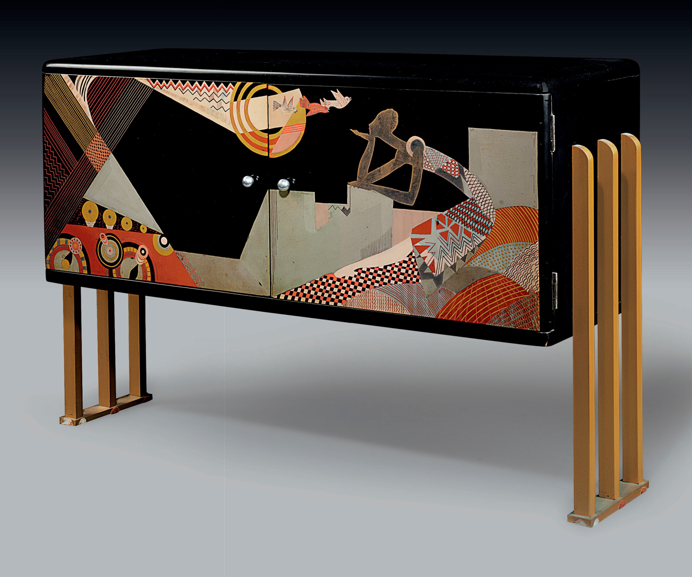 JEAN DUNAND (1887-1942) , A RADIO CABINET, CIRCA 1930 | Christie's