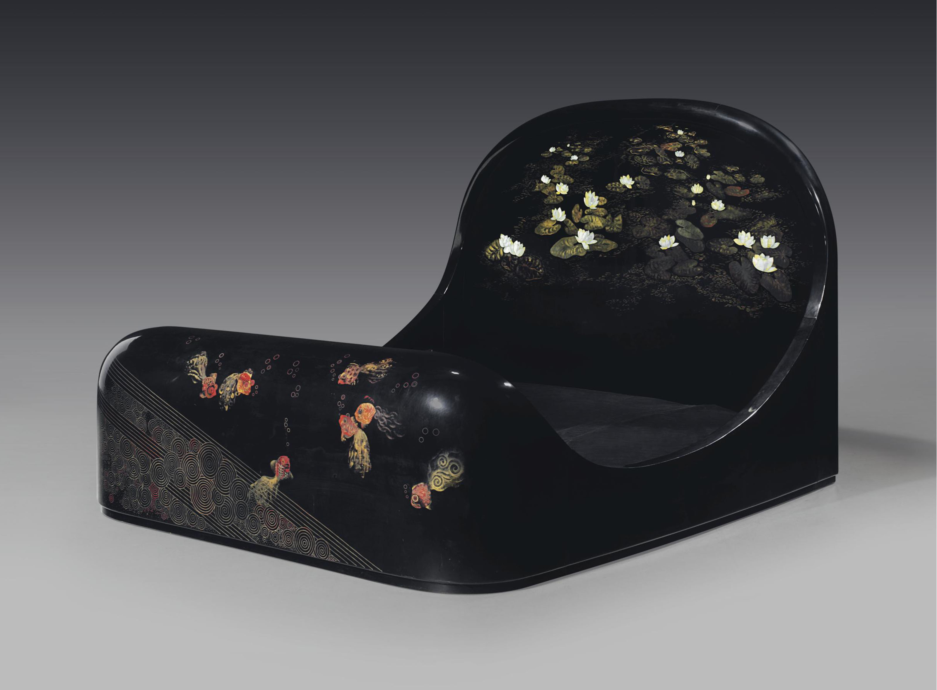 JEAN DUNAND (1877-1942) , A BED 'AUX NENUPHARS', 1932 | Christie's