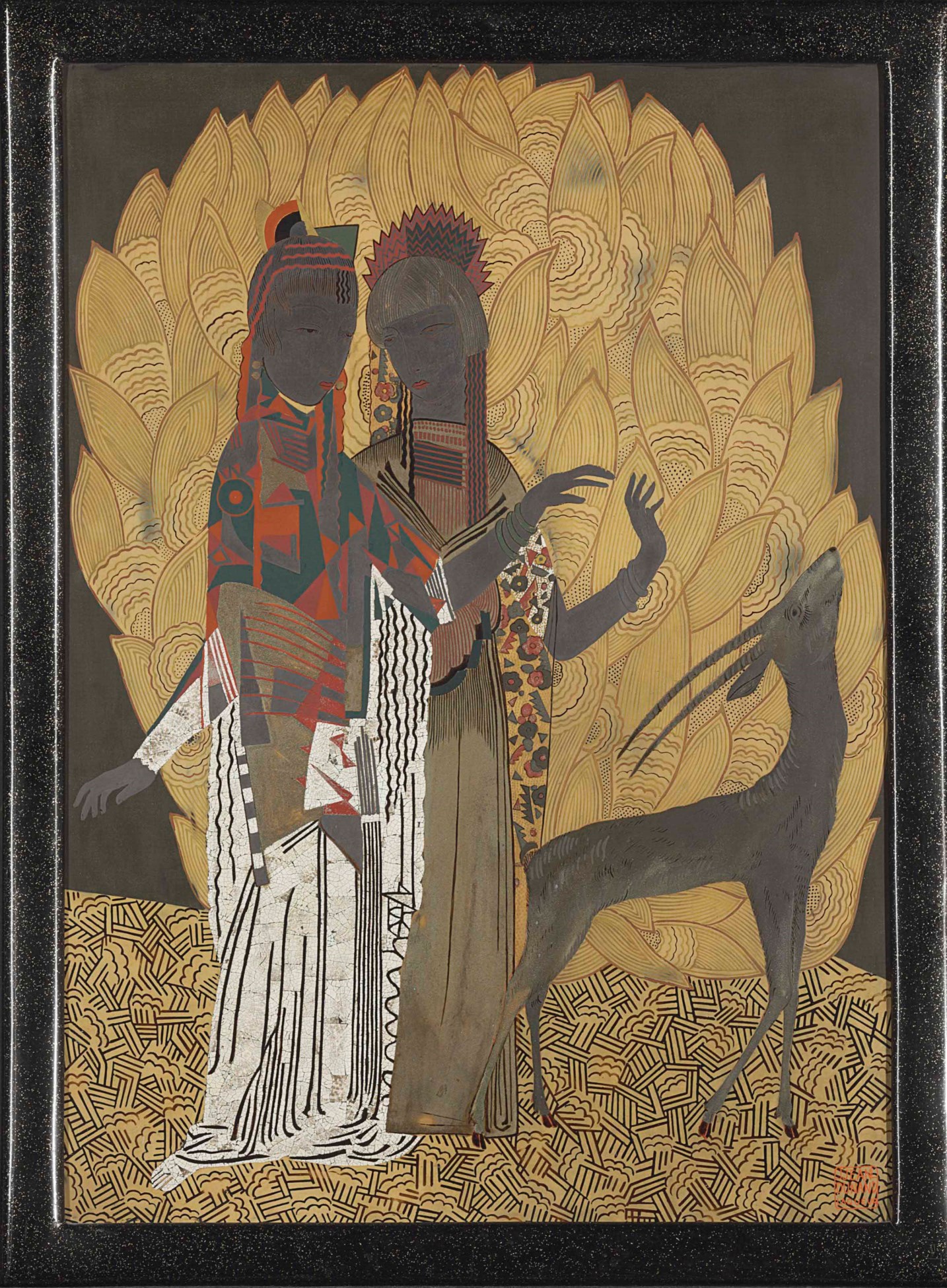 JEAN DUNAND (1877-1942) , A PANEL, 1925 | Christie's