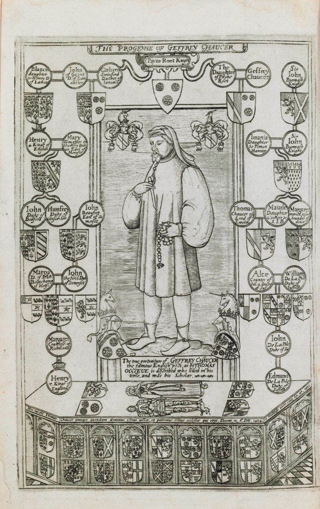 CHAUCER, Geoffrey (1340-1400). The Workes. London: Adam Islip, 1602 ...