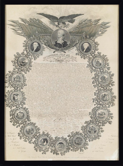 [DECLARATION OF INDEPENDENCE.] In Congress, July 4, 1776, the Unanimous ...