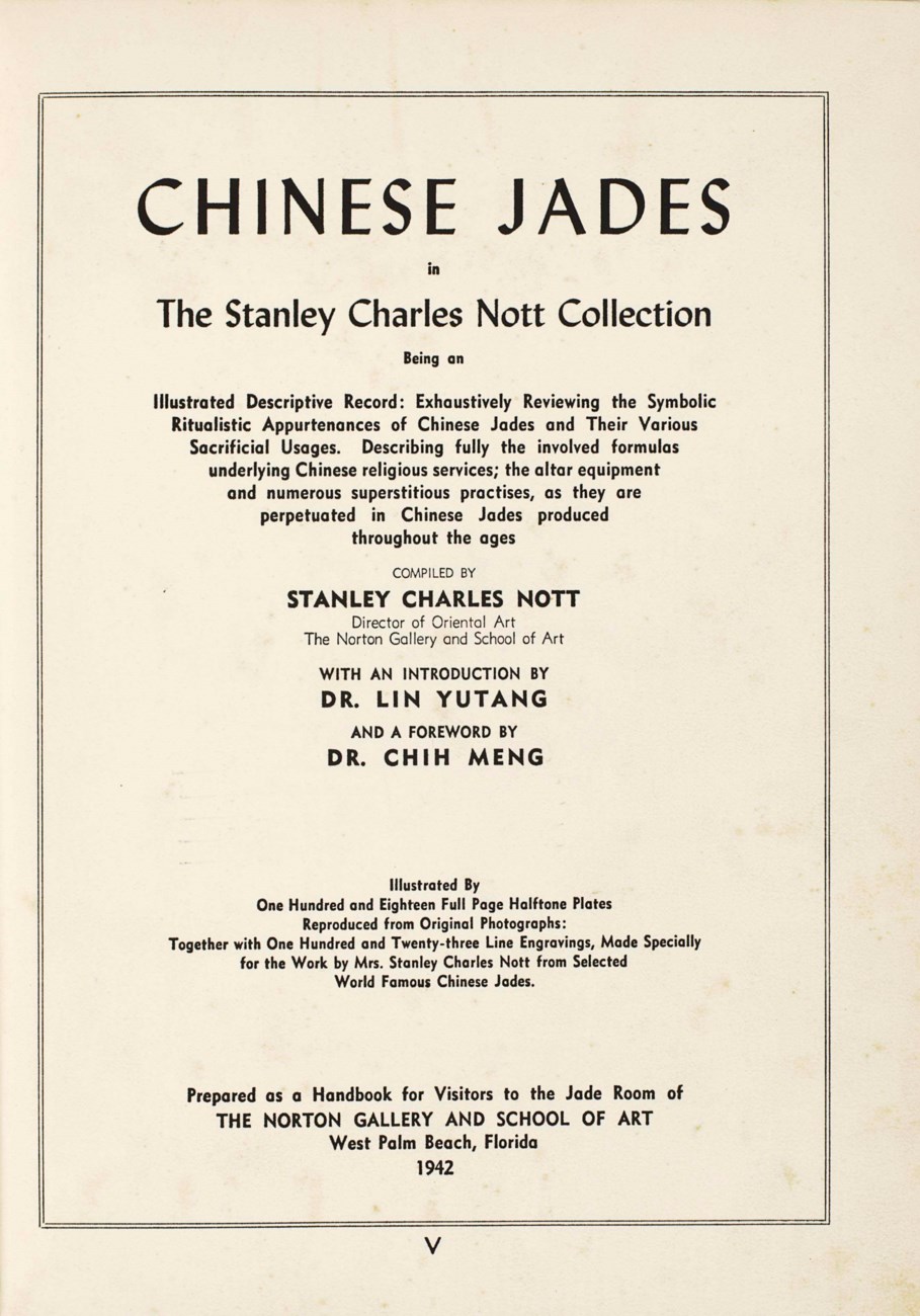 NOTT, Stanley Charles. Chinese Jade Throughout the Ages. A Review of ...