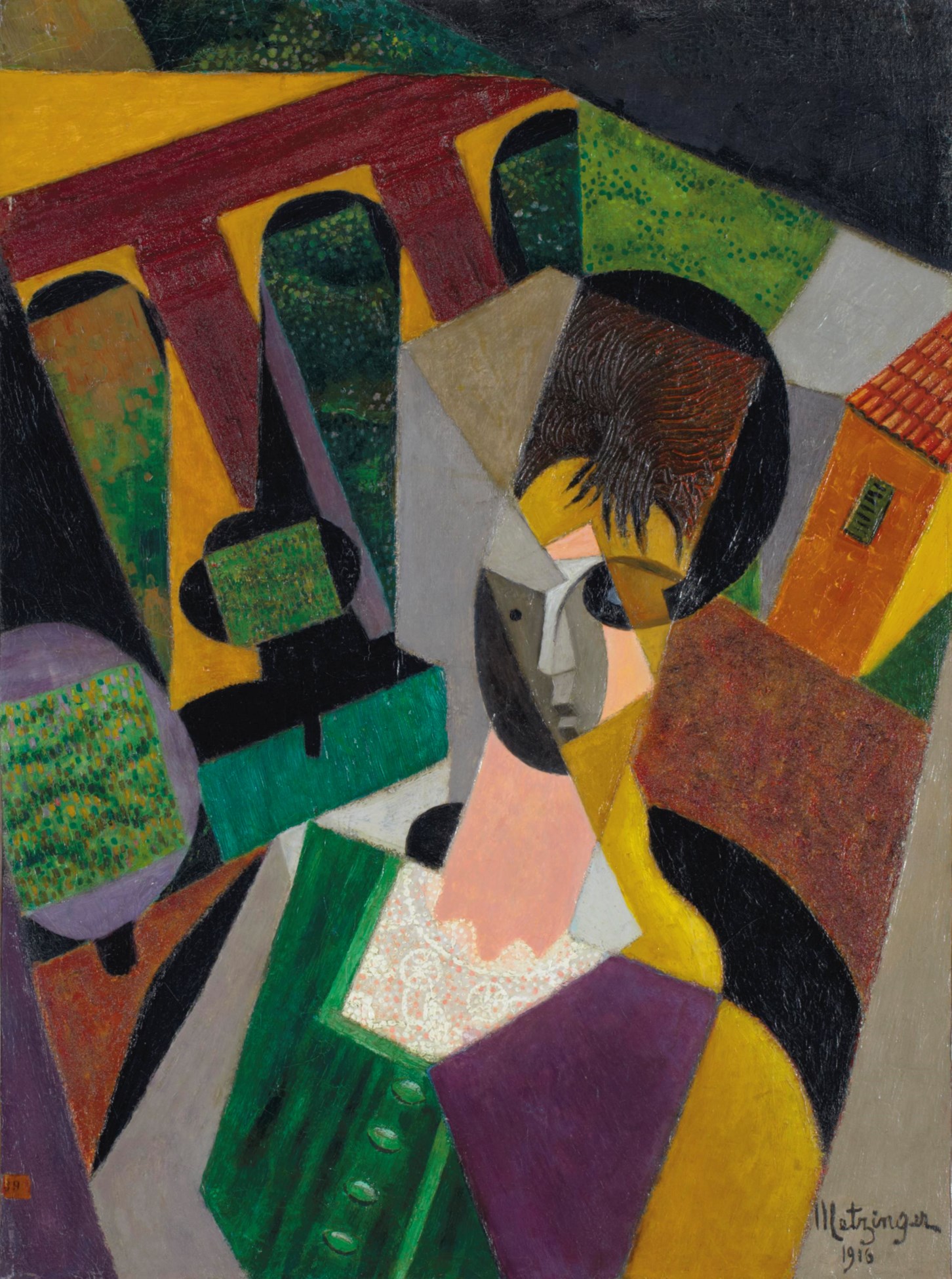 Jean Metzinger (1883-1956) , Femme et paysage à l'aqueduc | Christie's