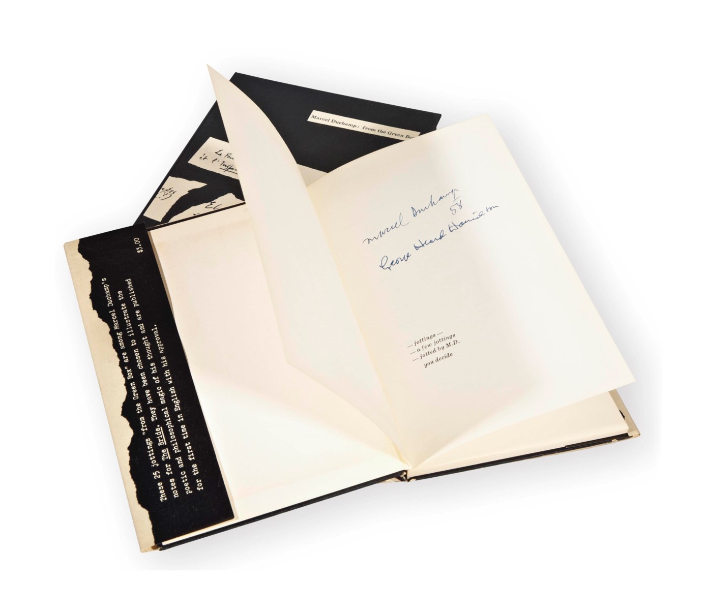 DUCHAMP, Marcel (1887-1968). From the Green Box. Translated and with a ...