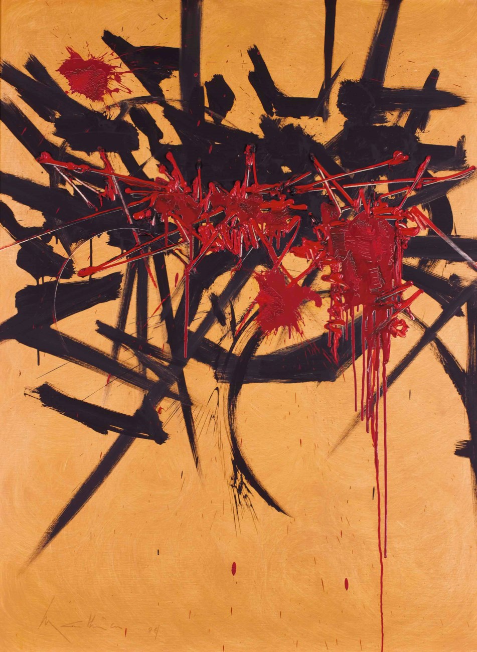 GEORGES MATHIEU (1921-2012) , Adieux à la vie | Christie's