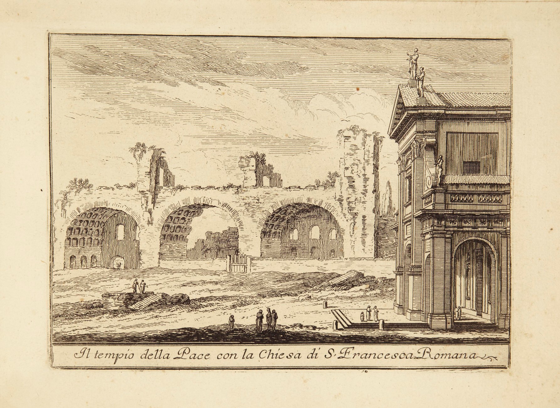 [PIRANESI, Giovanni Battista (1720-1778)]. Varie vedute di Roma antiqua ...