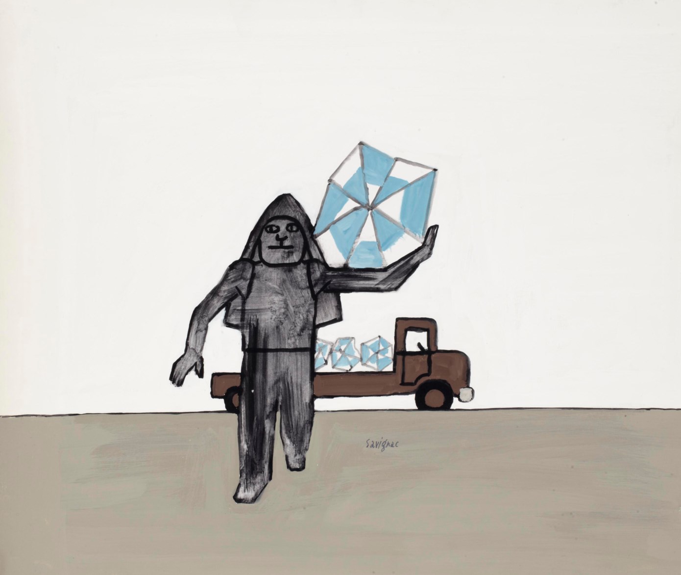 RAYMOND SAVIGNAC (1907-2002) , Sans titre (Le porteur d'eau) | Christie's