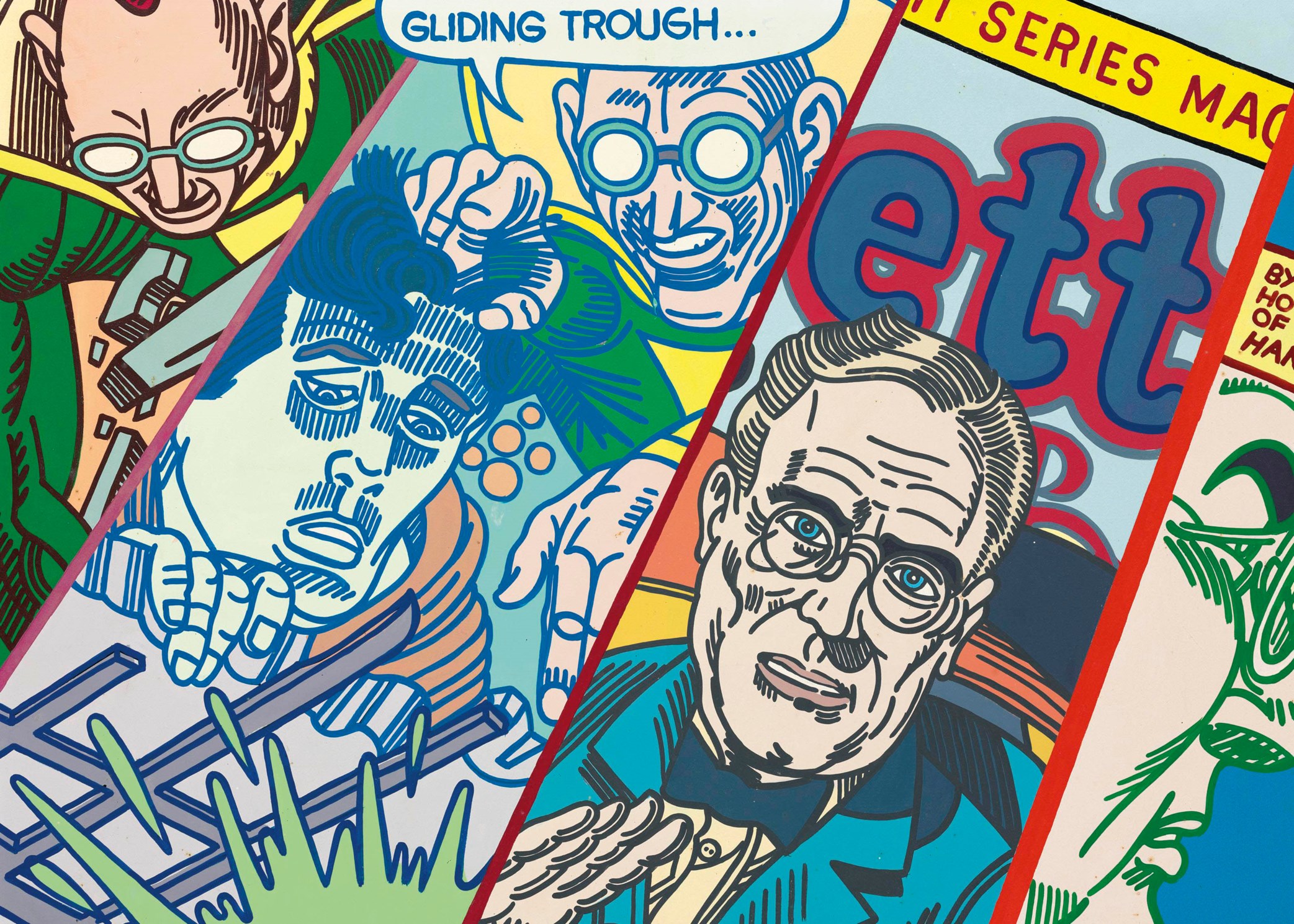 GUDMUNDUR ERRÓ (NÉ EN 1932) , Gliding Through | Christie's