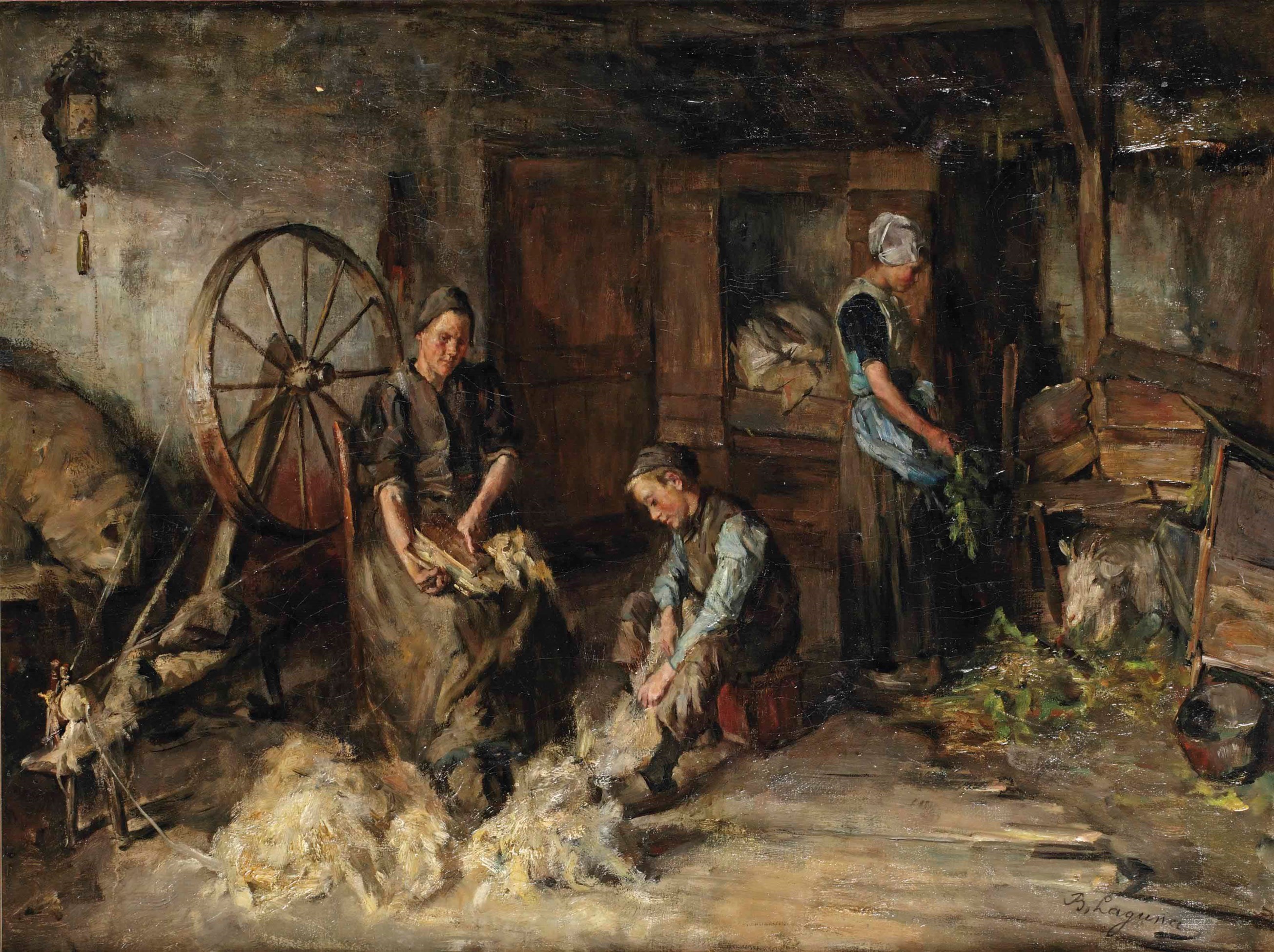Baruch Lopes de Leao Laguna (1864-1943) , Daily activities around the ...