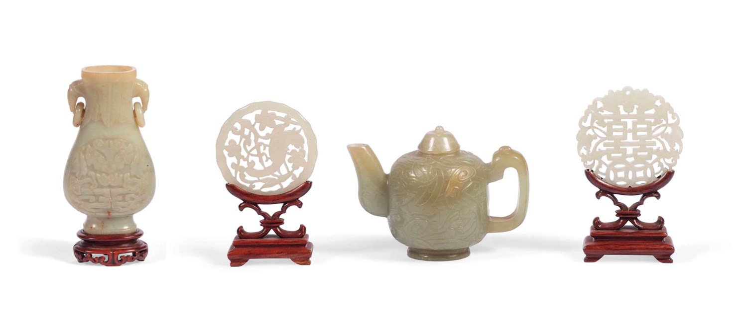 A collection of Chinese jade objects