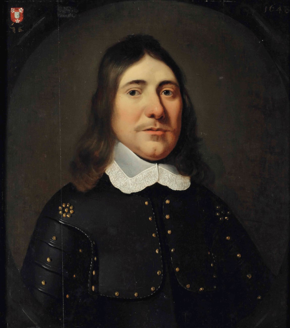 Eva van Marle (active c.1647-1654 Zwolle) , Portrait of a gentleman ...