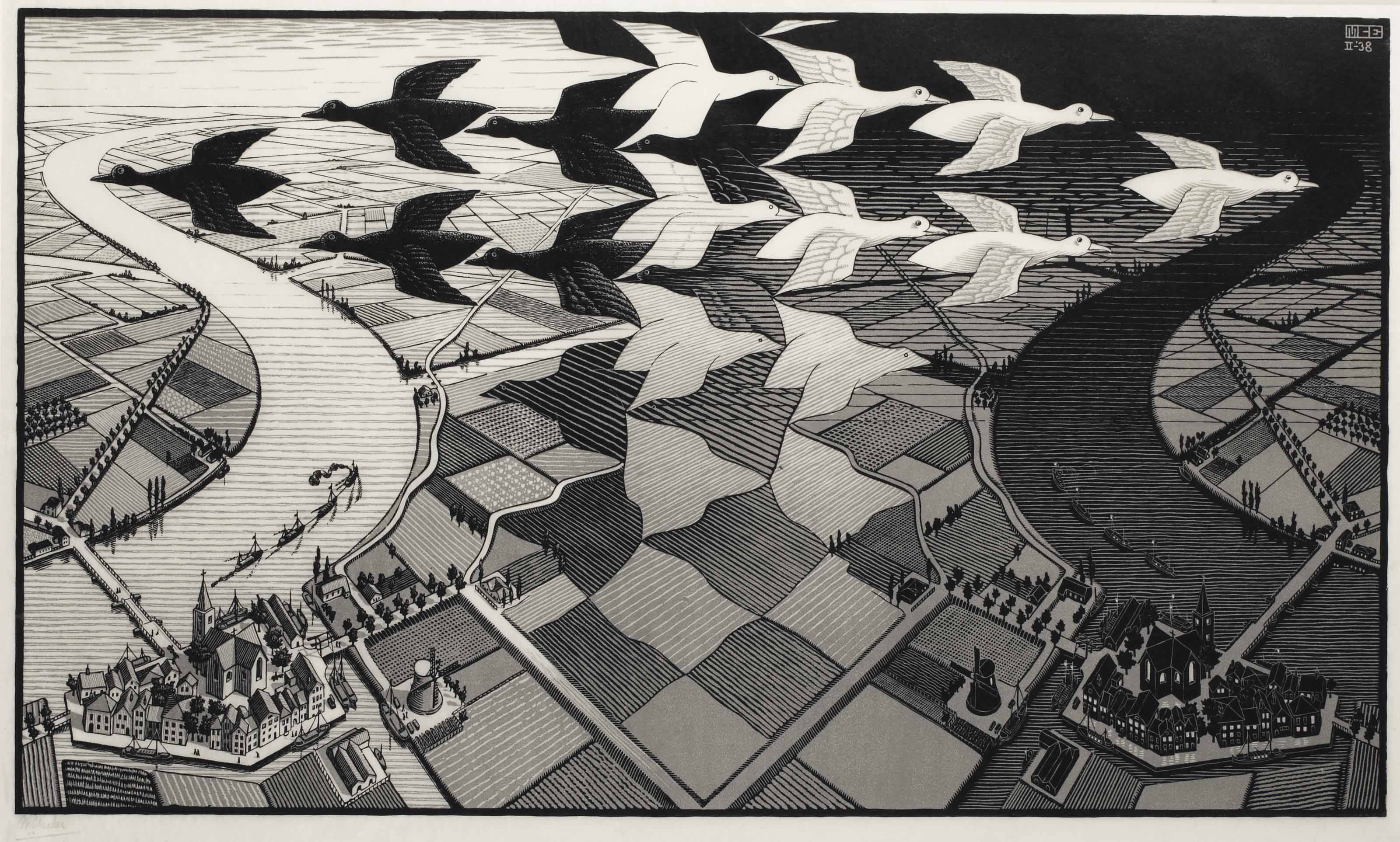 M.C. Escher Day And Night