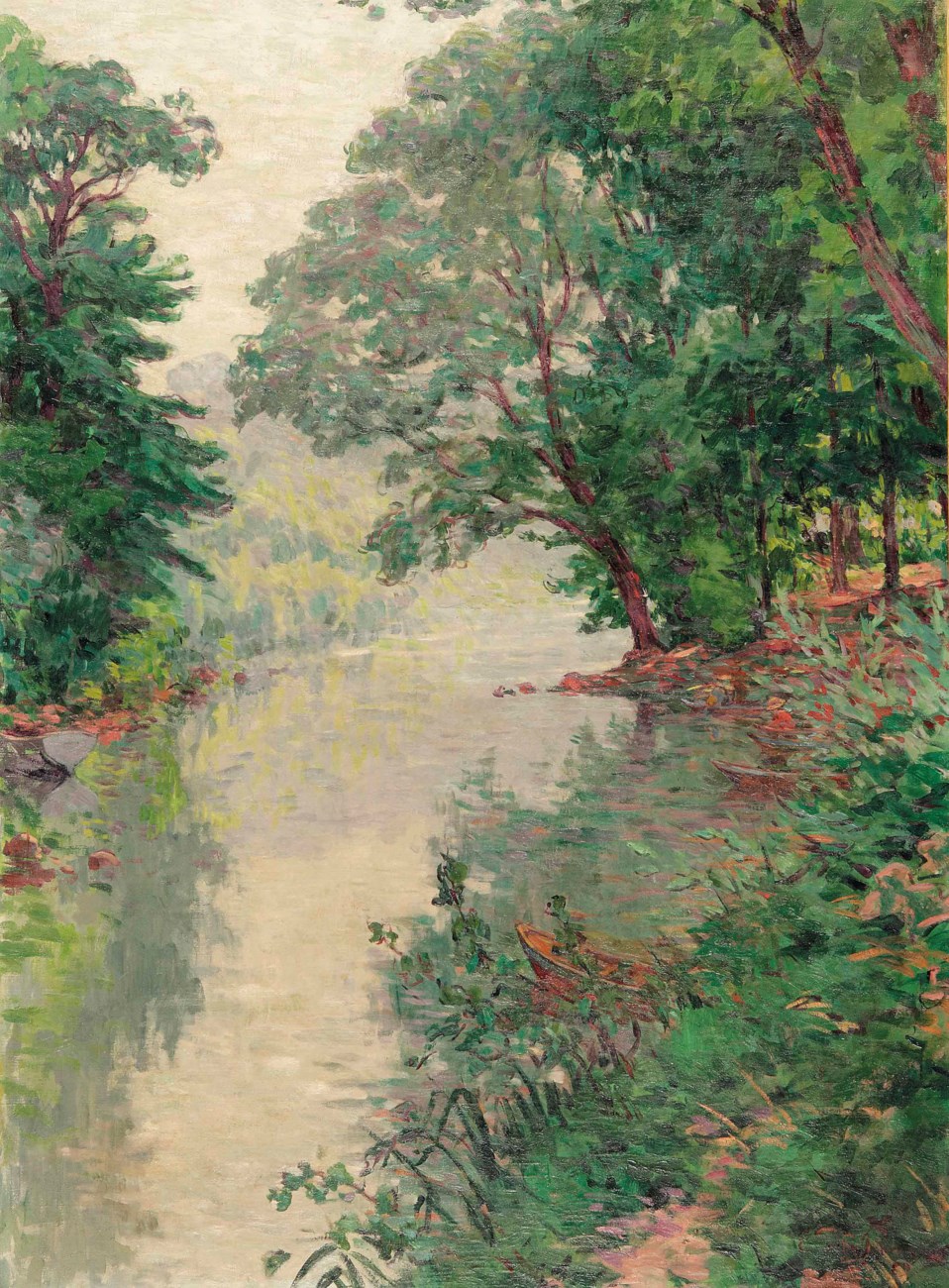 Claude-Emile Schuffenecker (1851-1934) , Ruisseau dans la forêt ...