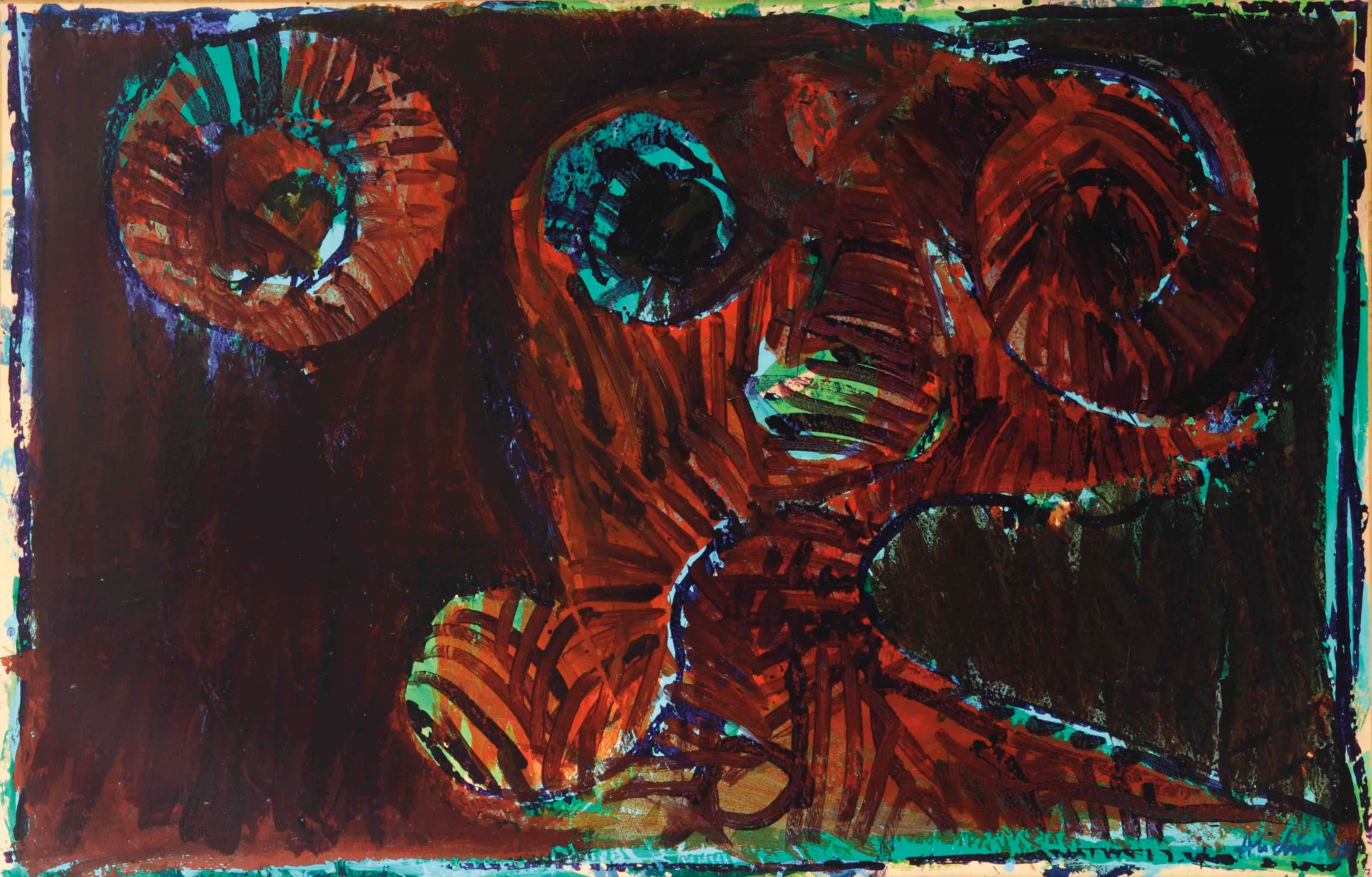 Pierre Alechinsky (b. 1927) , La pélure de l'obscure | Christie's