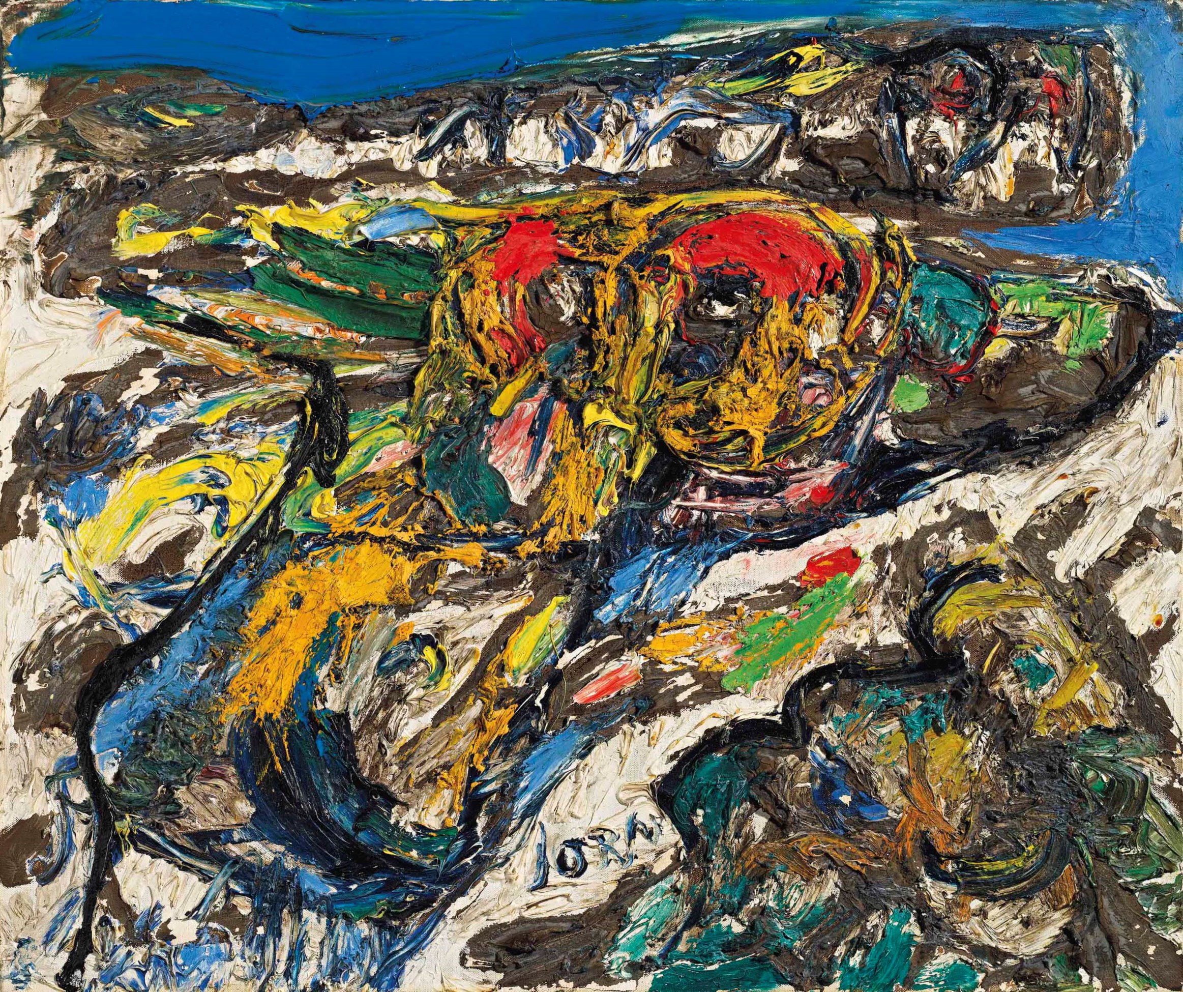 Asger Jorn (1914-1973) , Rocher Vif | Christie's