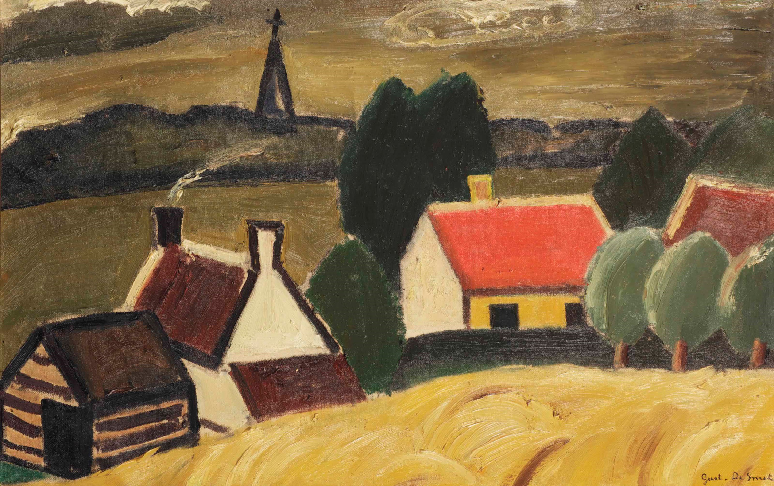 Gustave De Smet (1877-1943) , The ripe cornfield | Christie's