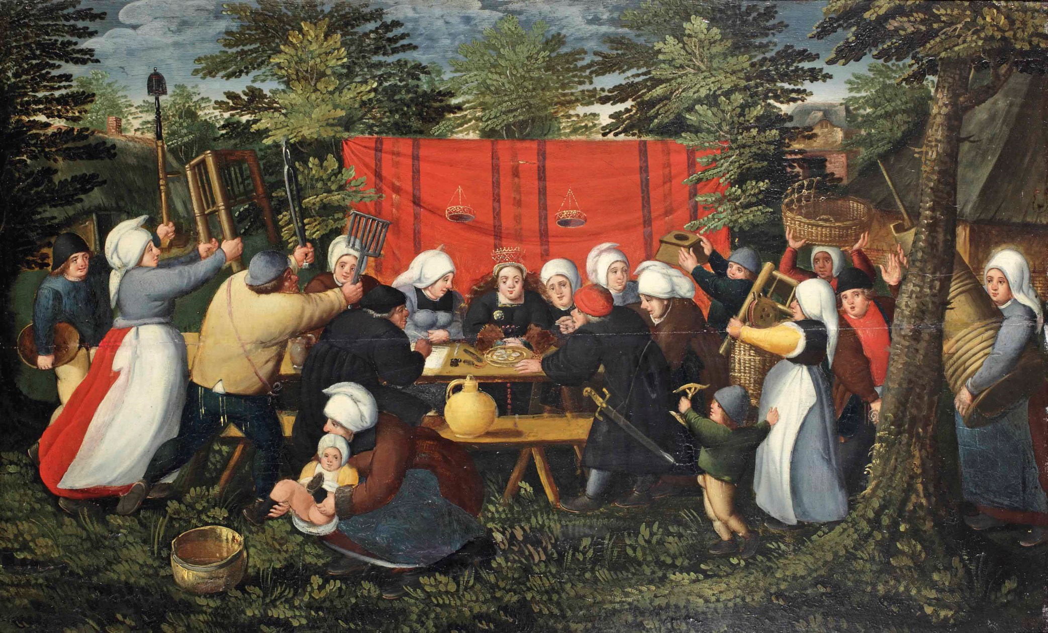 Circle of Marten van Cleve I (Antwerp 1527-1577/81) , The Presentation ...