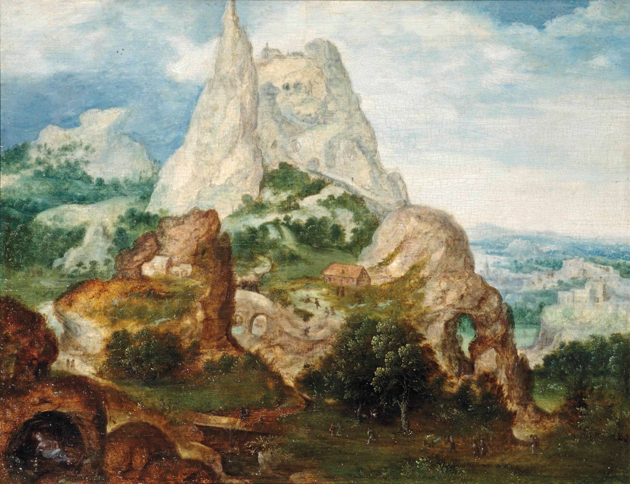 Herri met de Bles (Dinant c. 1510-after 1550 Antwerp) , The Penitent ...