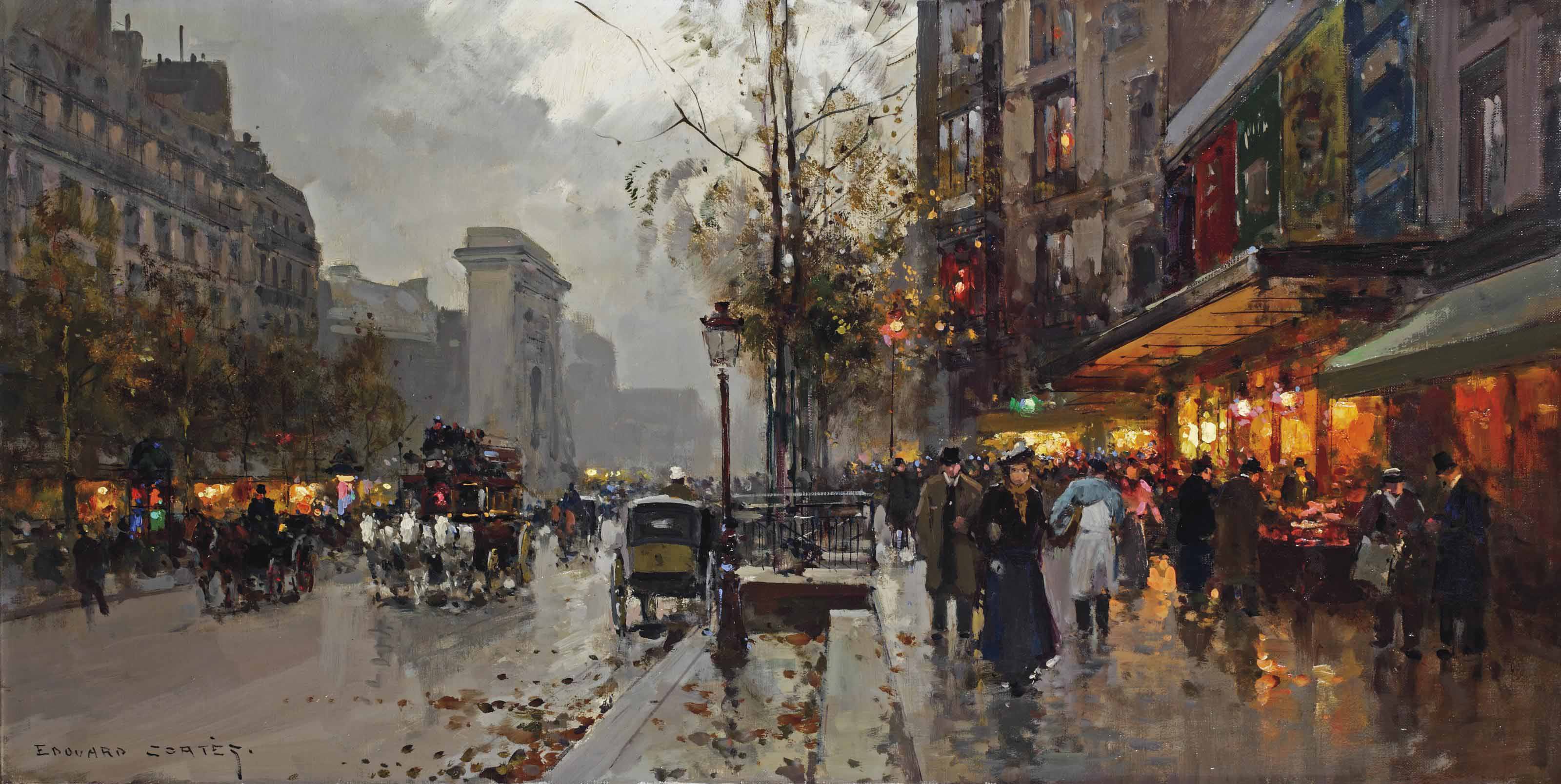 Reproductions D'art Boulevard Bonne-Nouvelle, Paris de Edouard Cortes ...