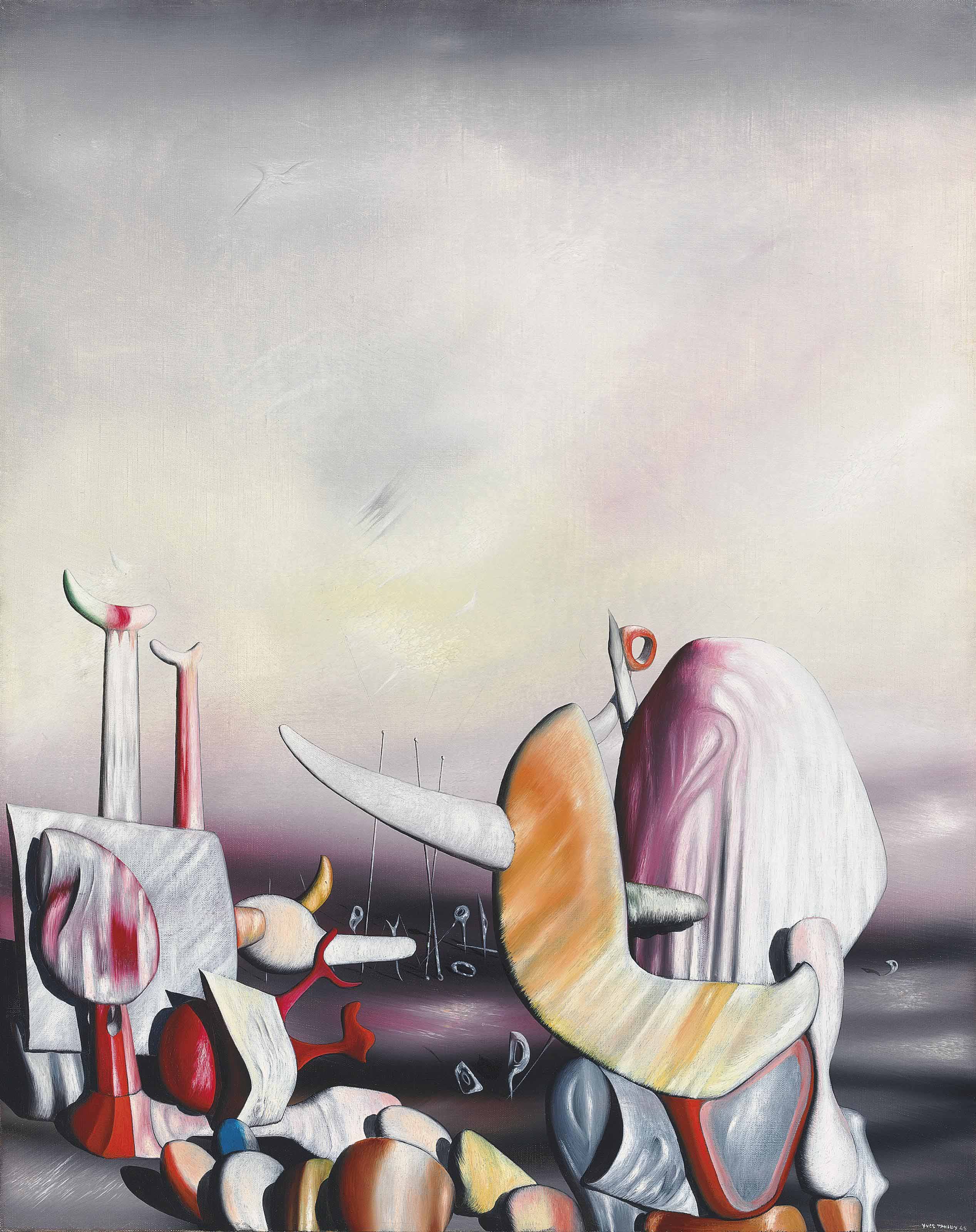 Yves Tanguy (1900-1955) , L'Arc volant (The Speeding Bow) | Christie's