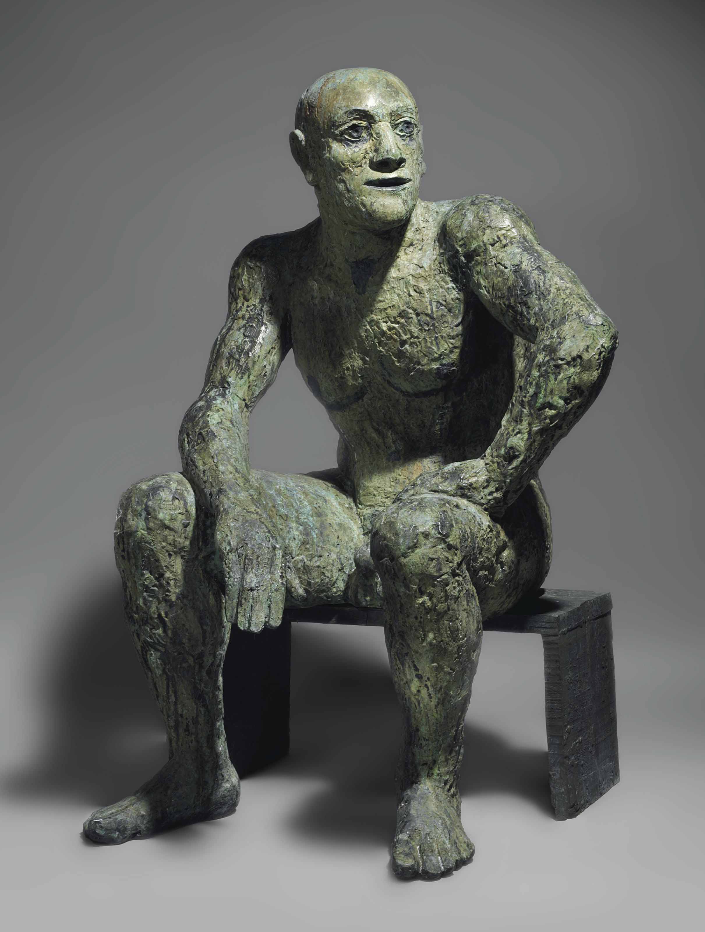 Dame Elisabeth Frink, R.A. (1930-1993) , Seated Man II | Christie's