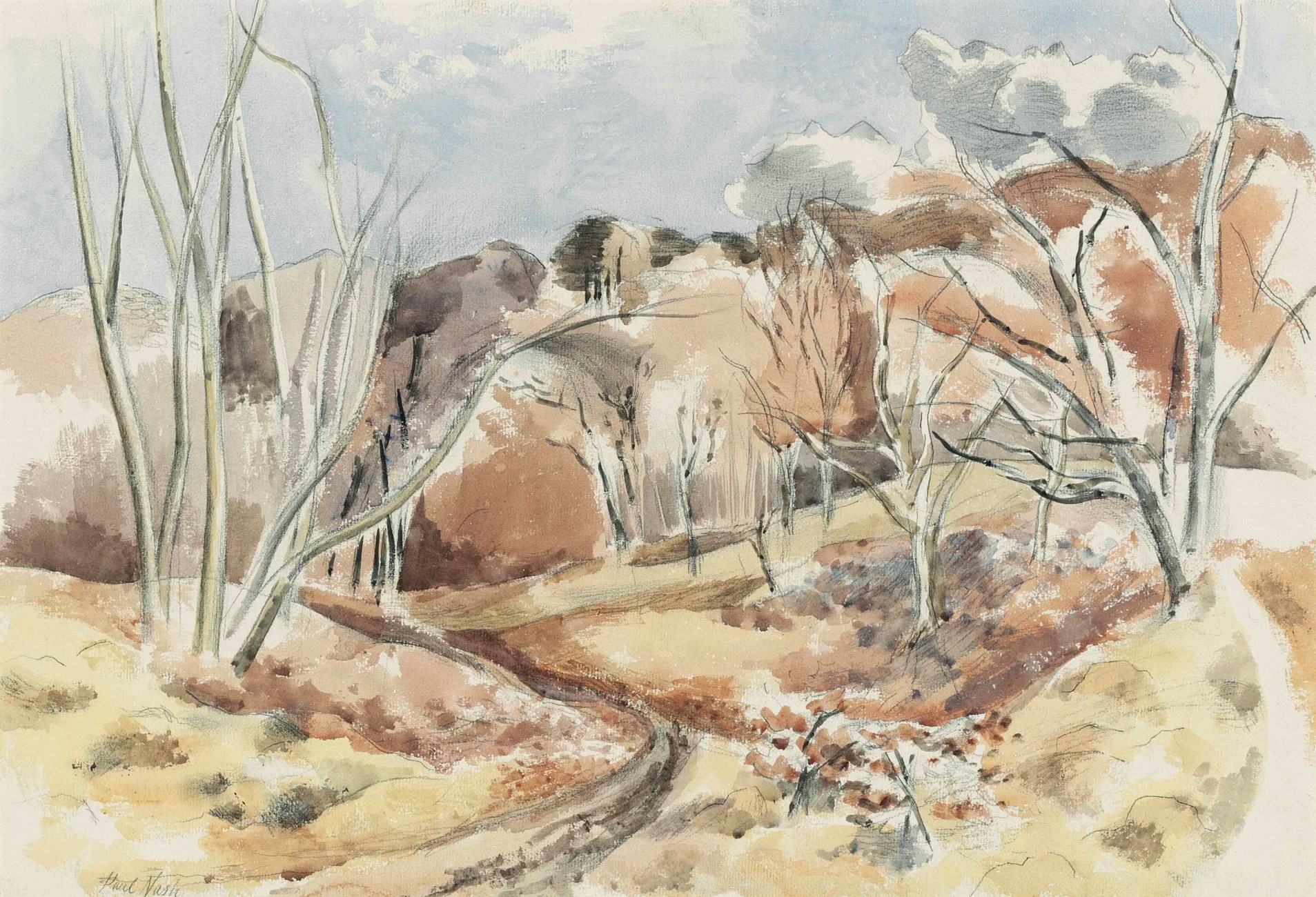Paul Nash (1889-1946) , March Woods | Christie's