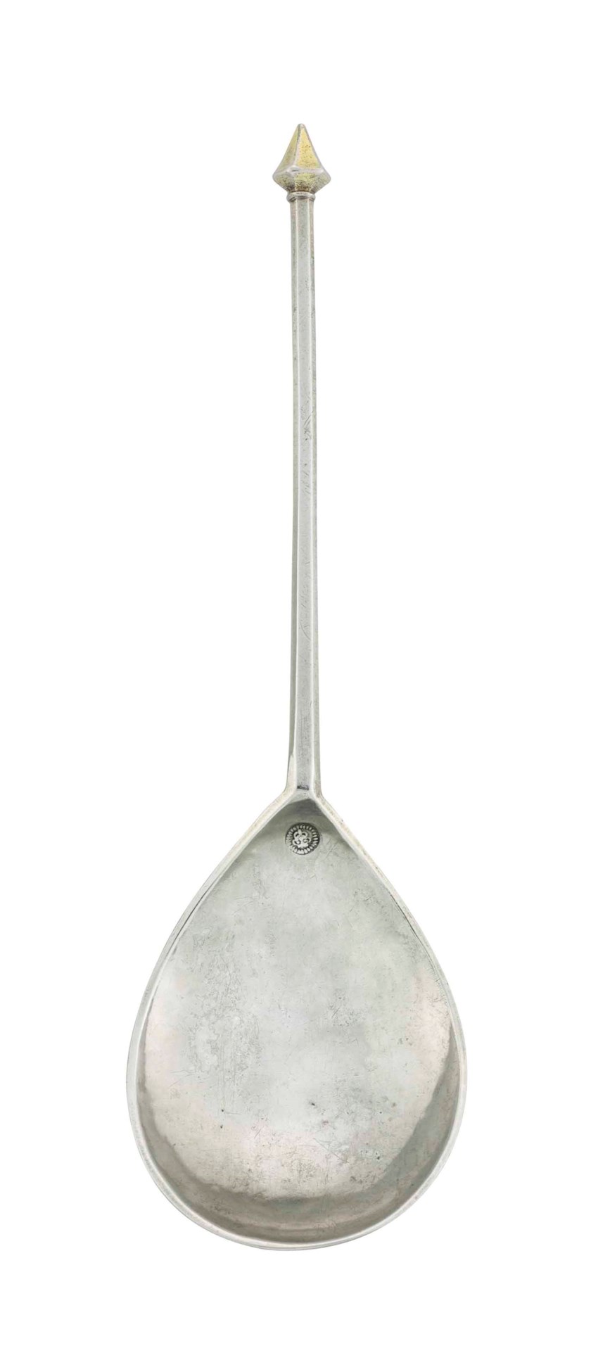 AN EDWARD III SILVER DIAMOND-POINT SPOON