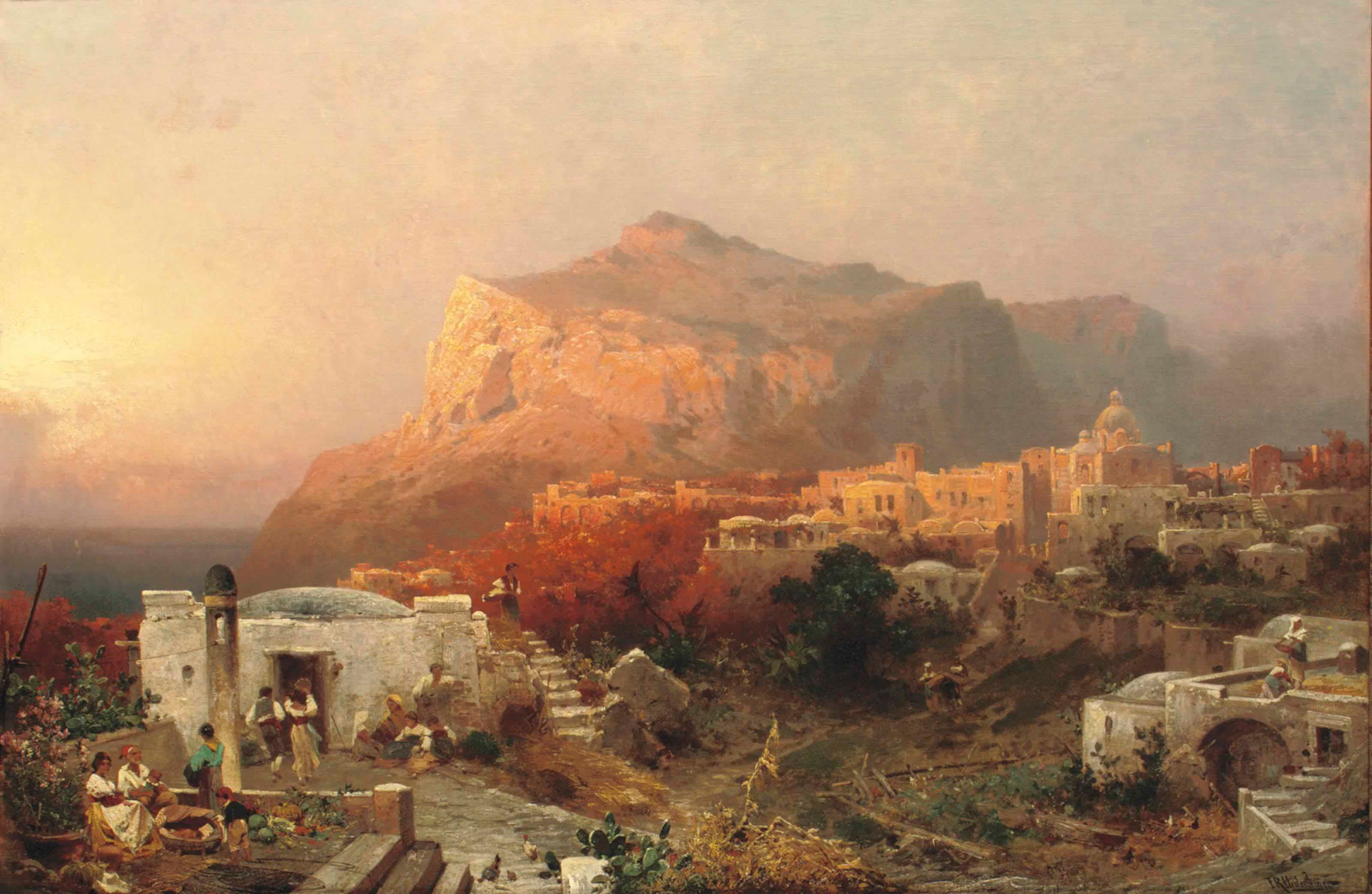 Franz Richard Unterberger (Austrian, 1838-1902) , Capri | Christie's