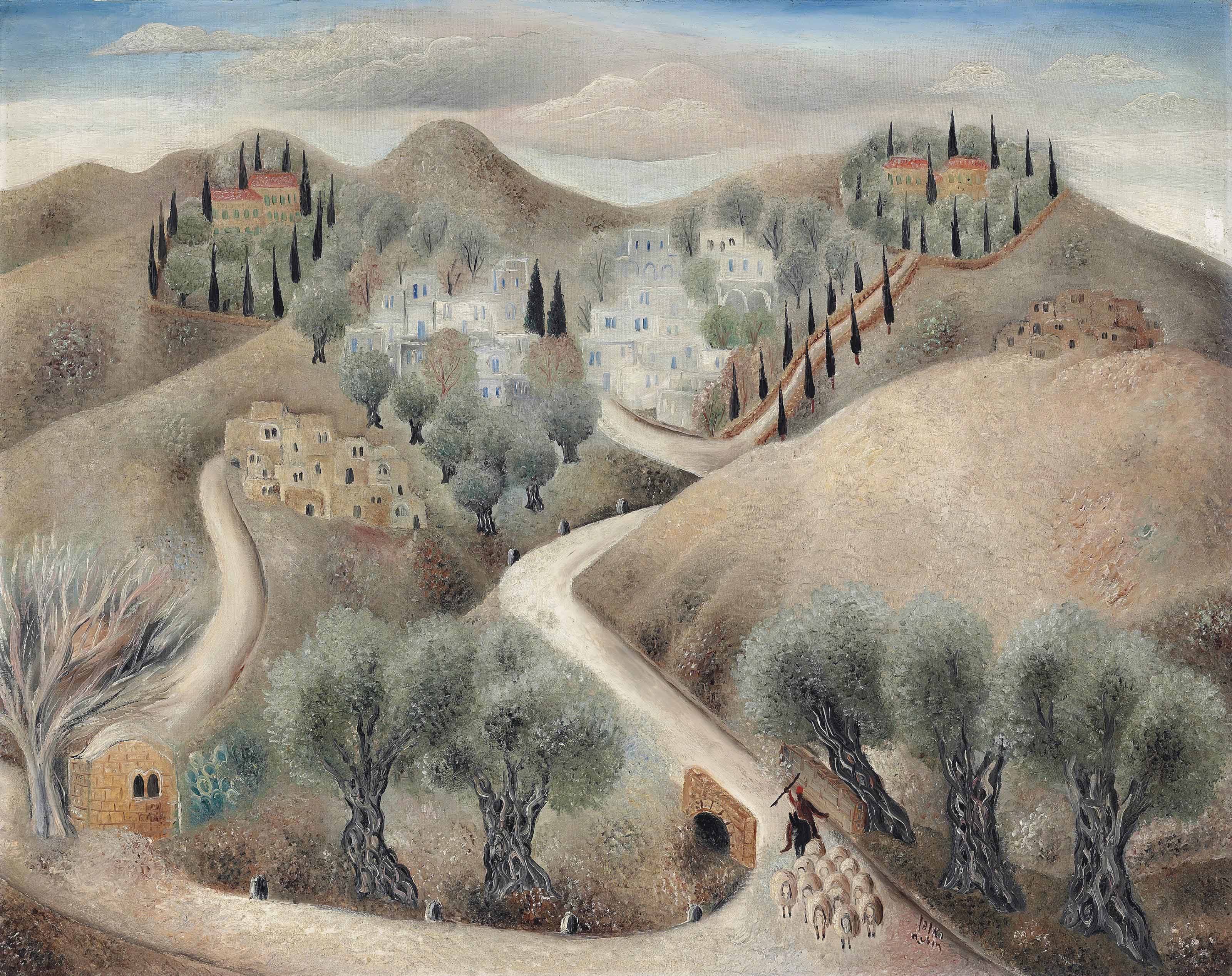 Reuven Rubin (1893-1974) , Galilean Landscape | Christie's