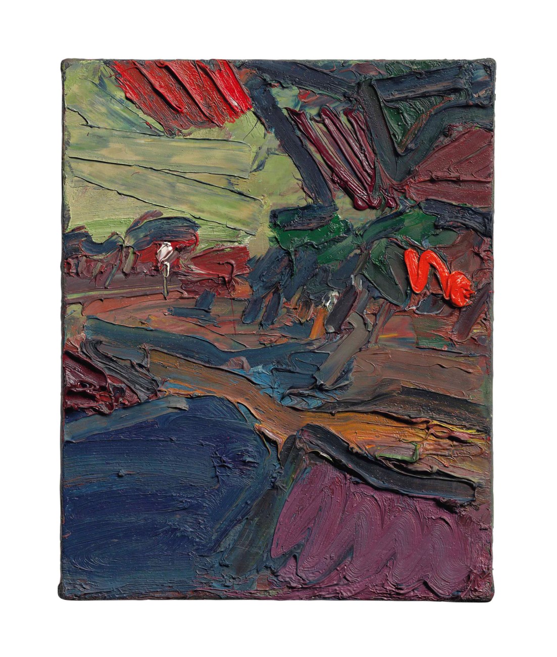 Frank Auerbach (B. 1931) , Primrose Hill Study - Autumn Evening ...