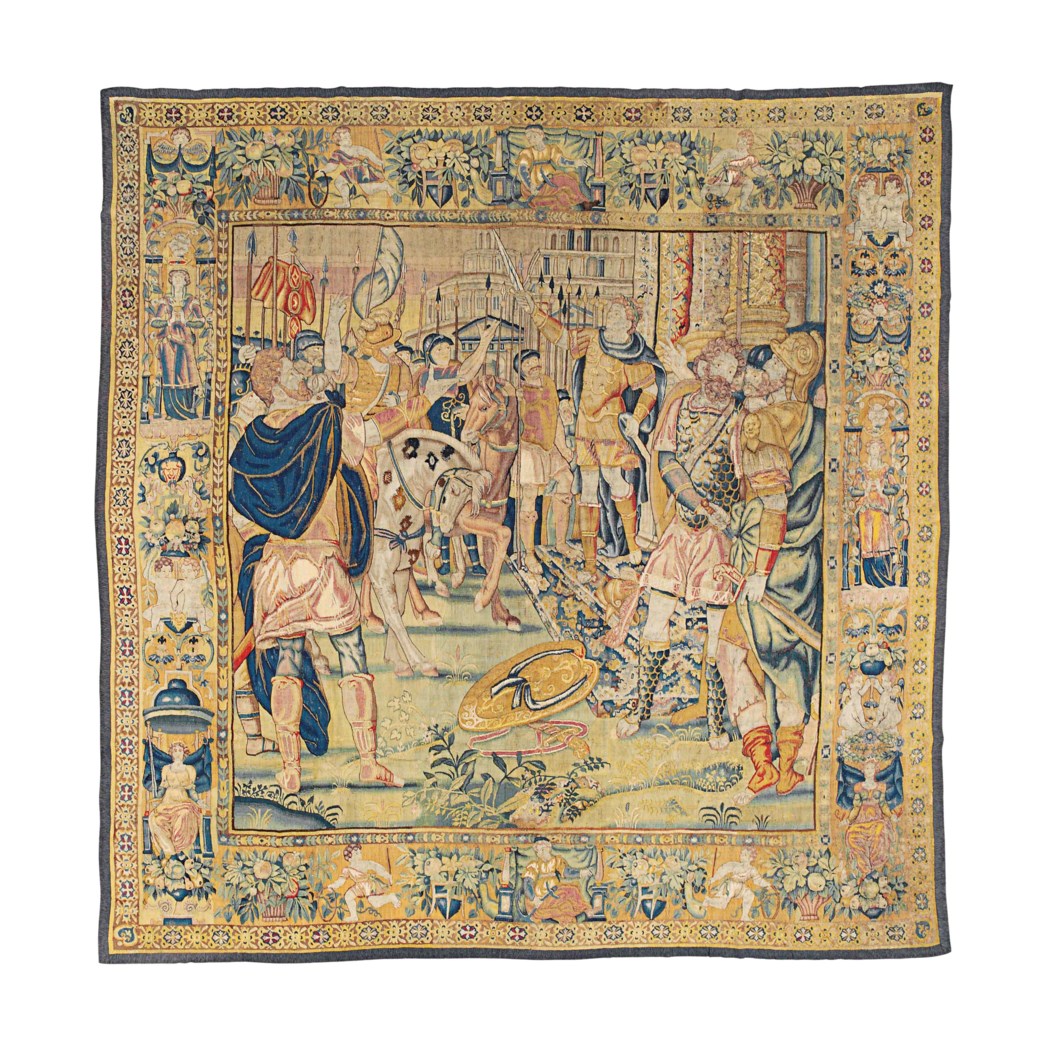 A FLEMISH HISTORICAL TAPESTRY , SECOND HALF 16TH CENTURY, POSSIBLY ...