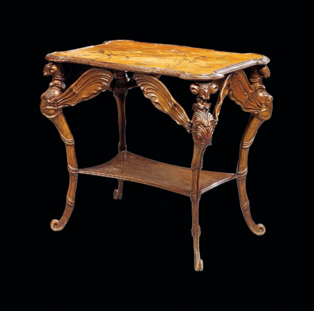 EMILE GALLÉ (1846-1904) , 'AUX LIBELLULES' TABLE, CIRCA 1900 | Christie's