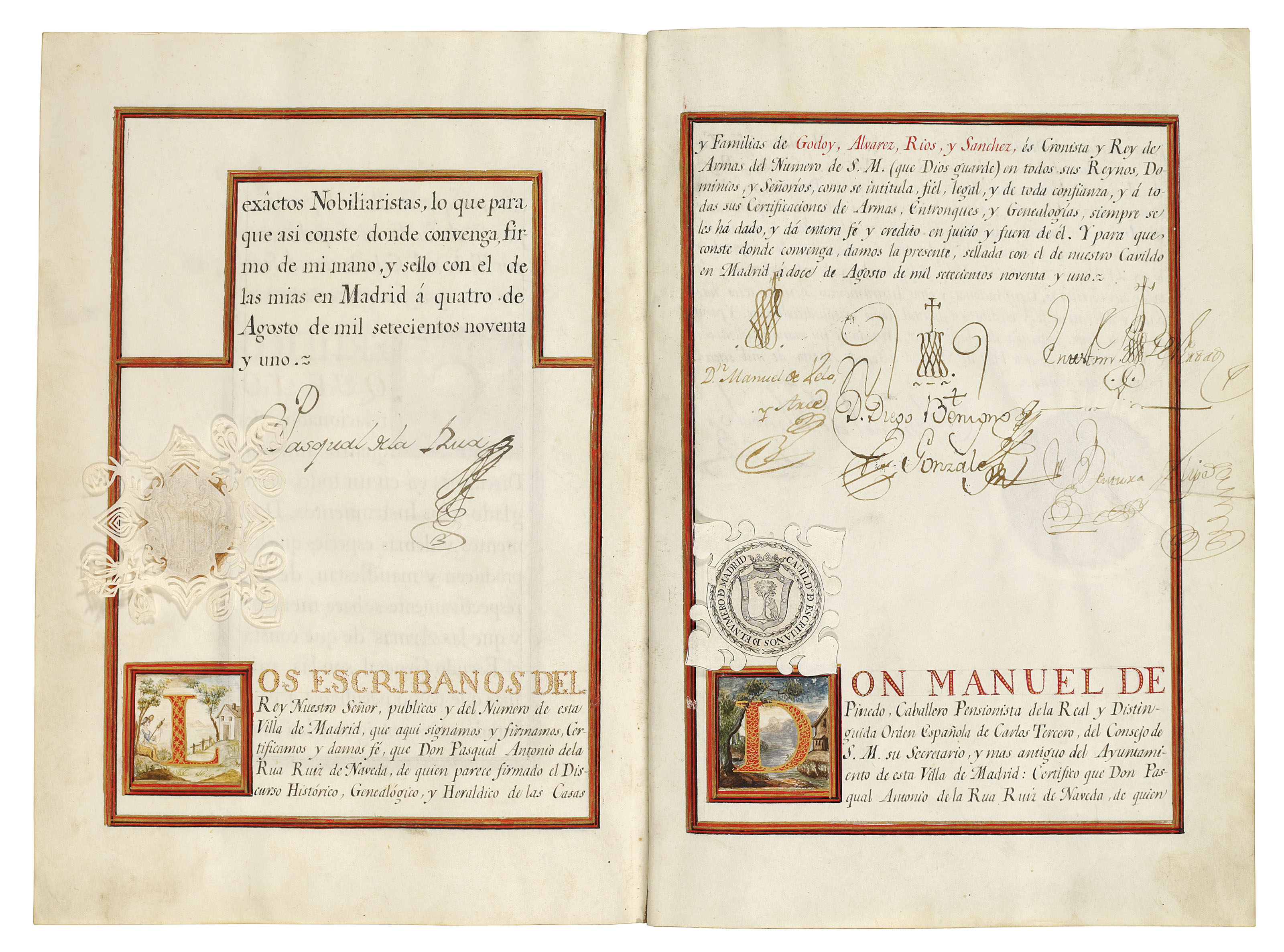 Godoy Coat Of Arms Spain