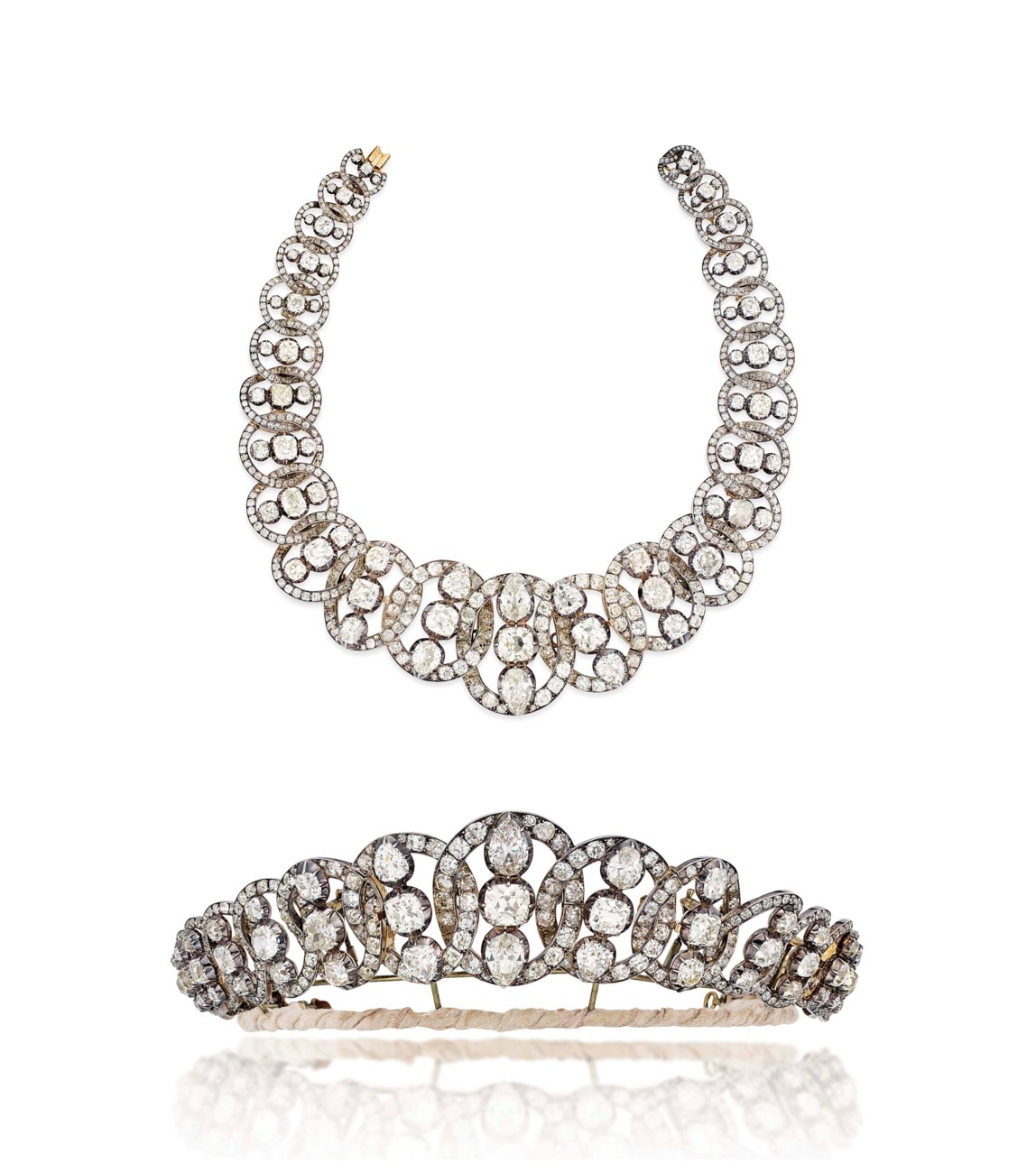 A MAGNIFICENT MID-19TH CENTURY DIAMOND TIARA / NECKLACE | Christie's
