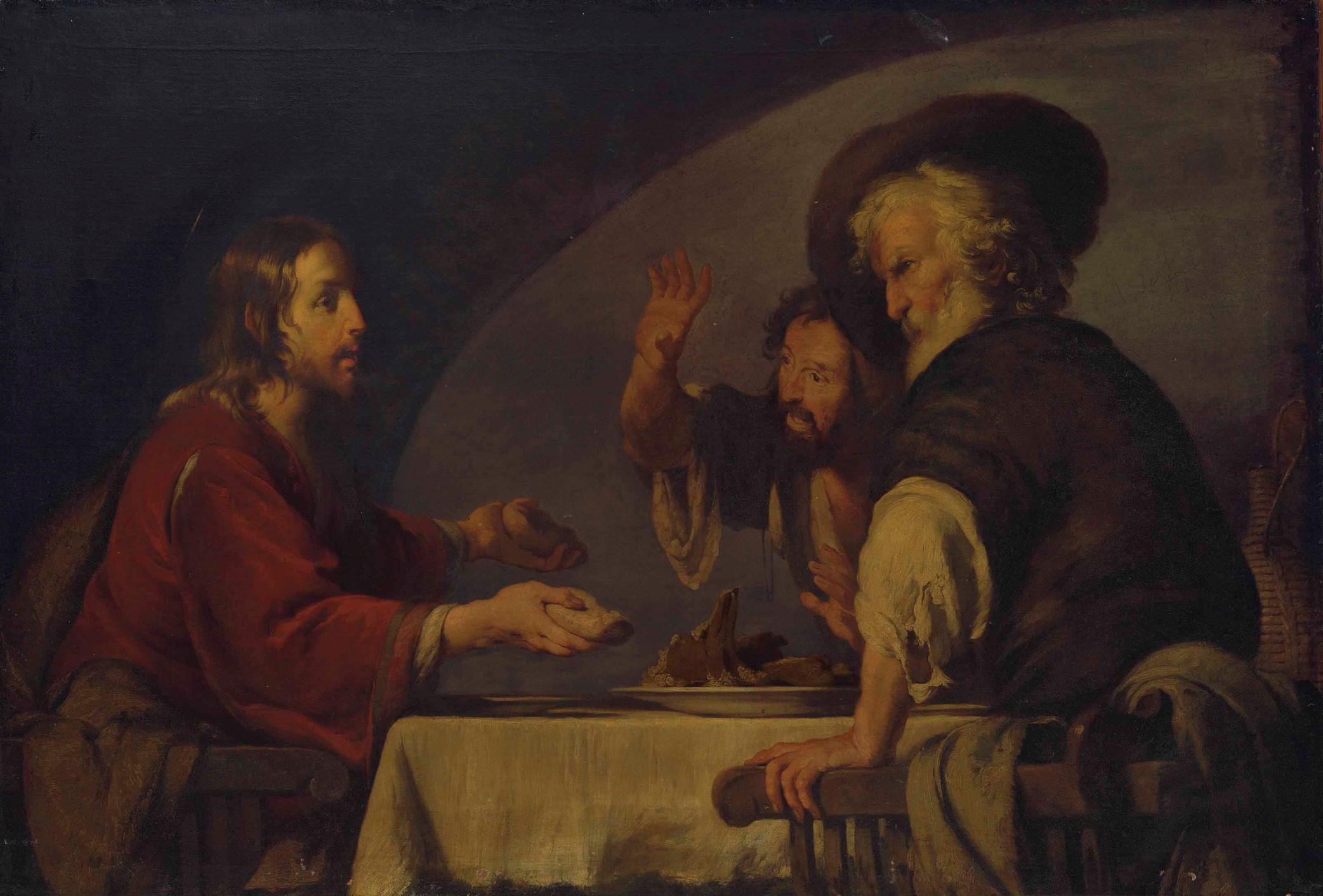 Bernardo Strozzi (Genoa 1581-1644 Venice), The Supper at Emmaus ...