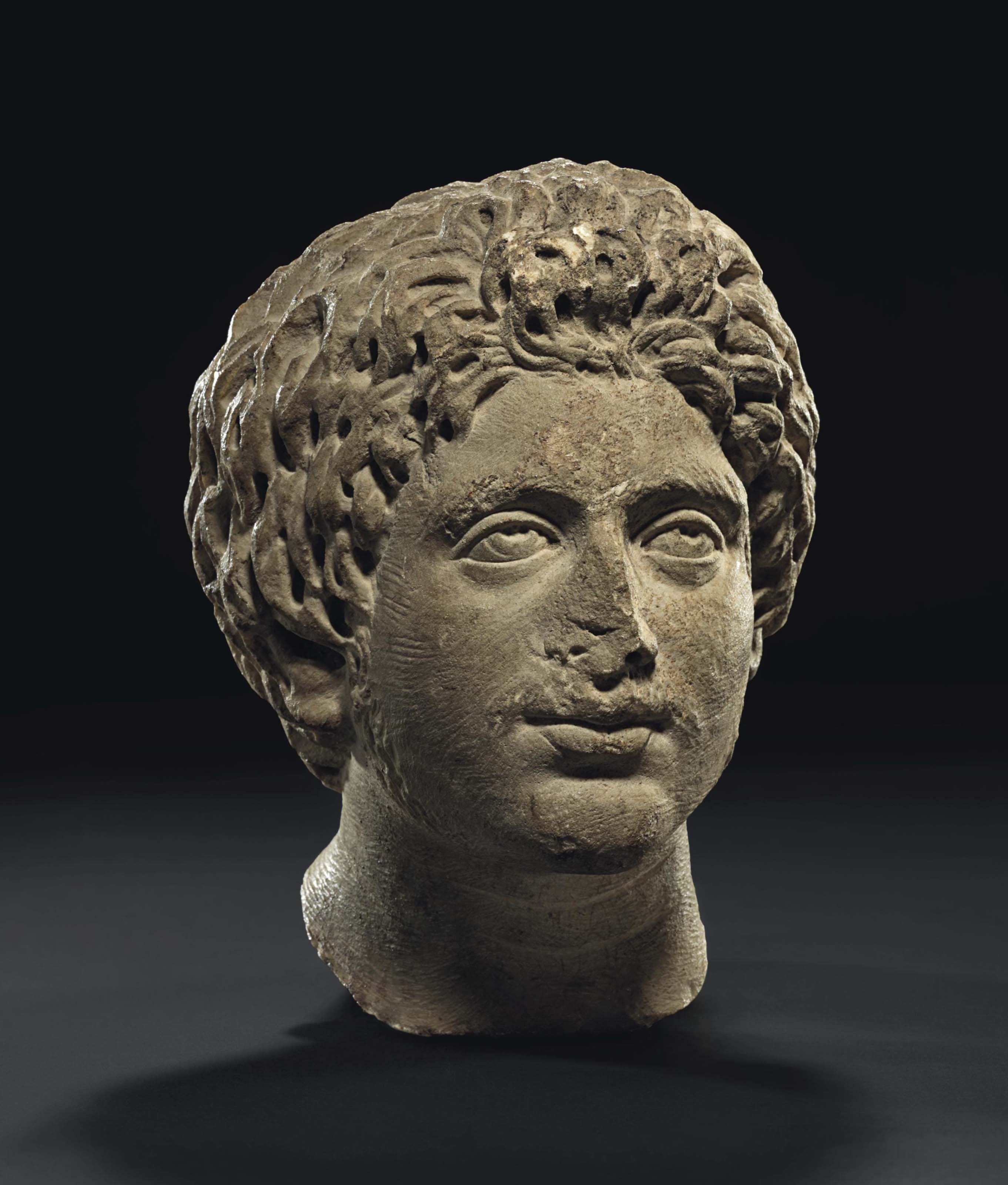 A ROMAN MARBLE MALE HEAD , CIRCA 2ND CENTURY A.D. | Christie's