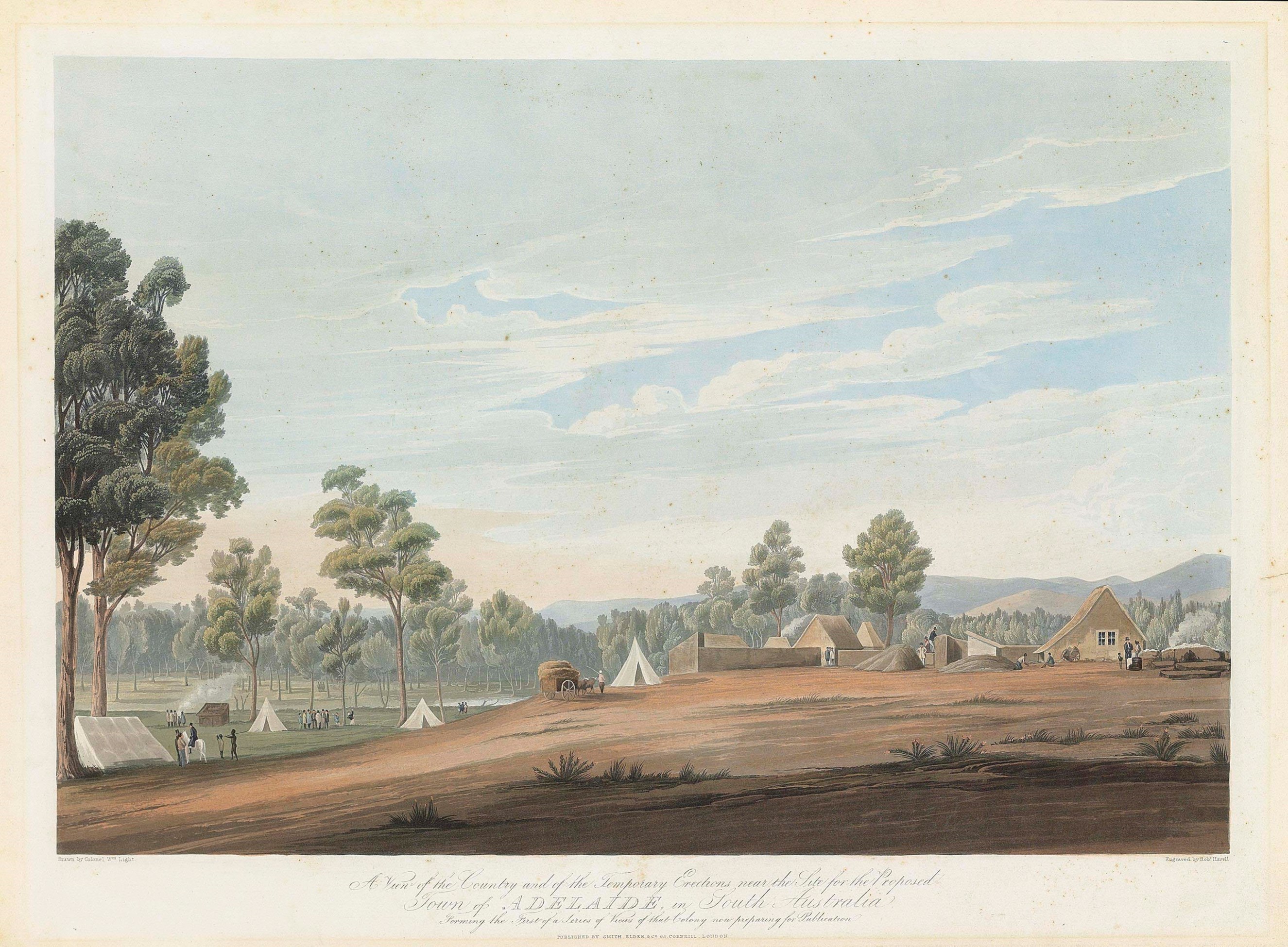 After Colonel William Light , A View of the Country and of the ...