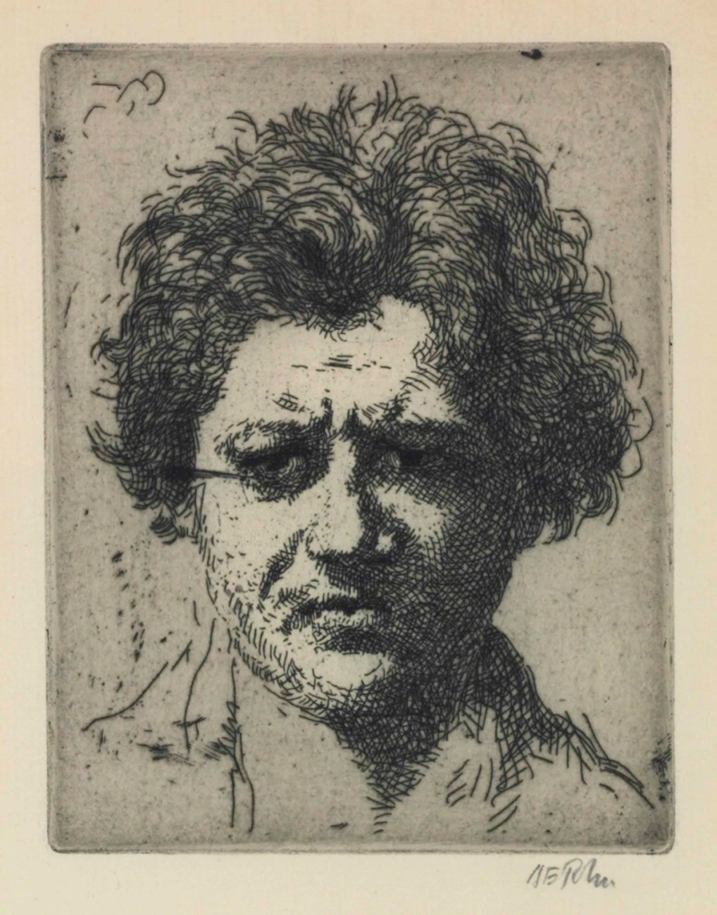 Augustus Edwin John (1878-1961), Jacob Epstein No. 2 (Campbell Dodgson ...